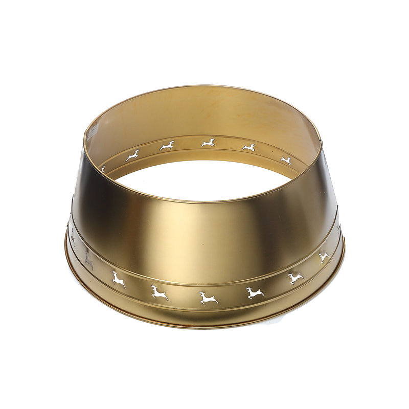 iH casadécor Christmas Metal Tree Collar | Wayfair