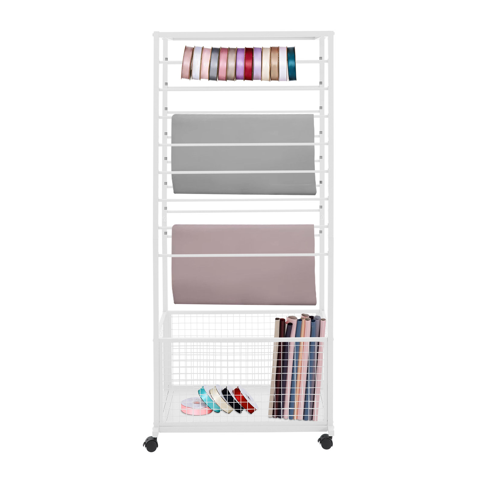 Rebrilliant Ribbon Multifunctional Holder Organizer Rack Flower ...
