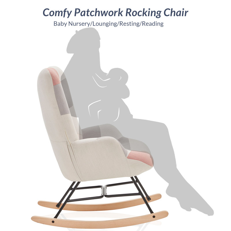 George Oliver Jaisley Rocking Chair & Reviews | Wayfair