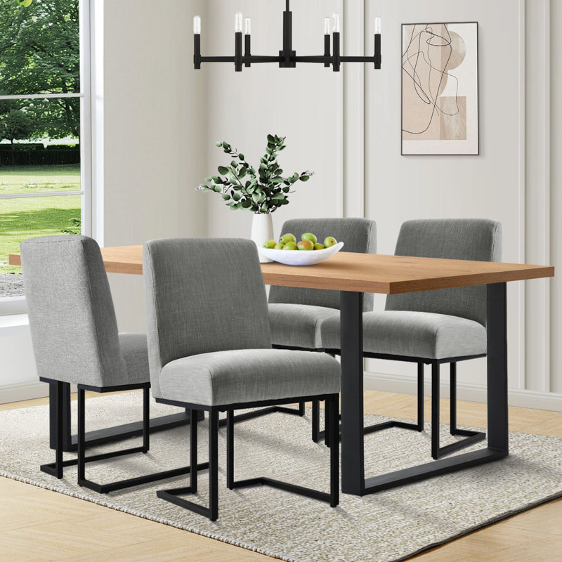 Wade Logan® Cederick 5-Piece Rectangular Dining Table Sets & Reviews ...