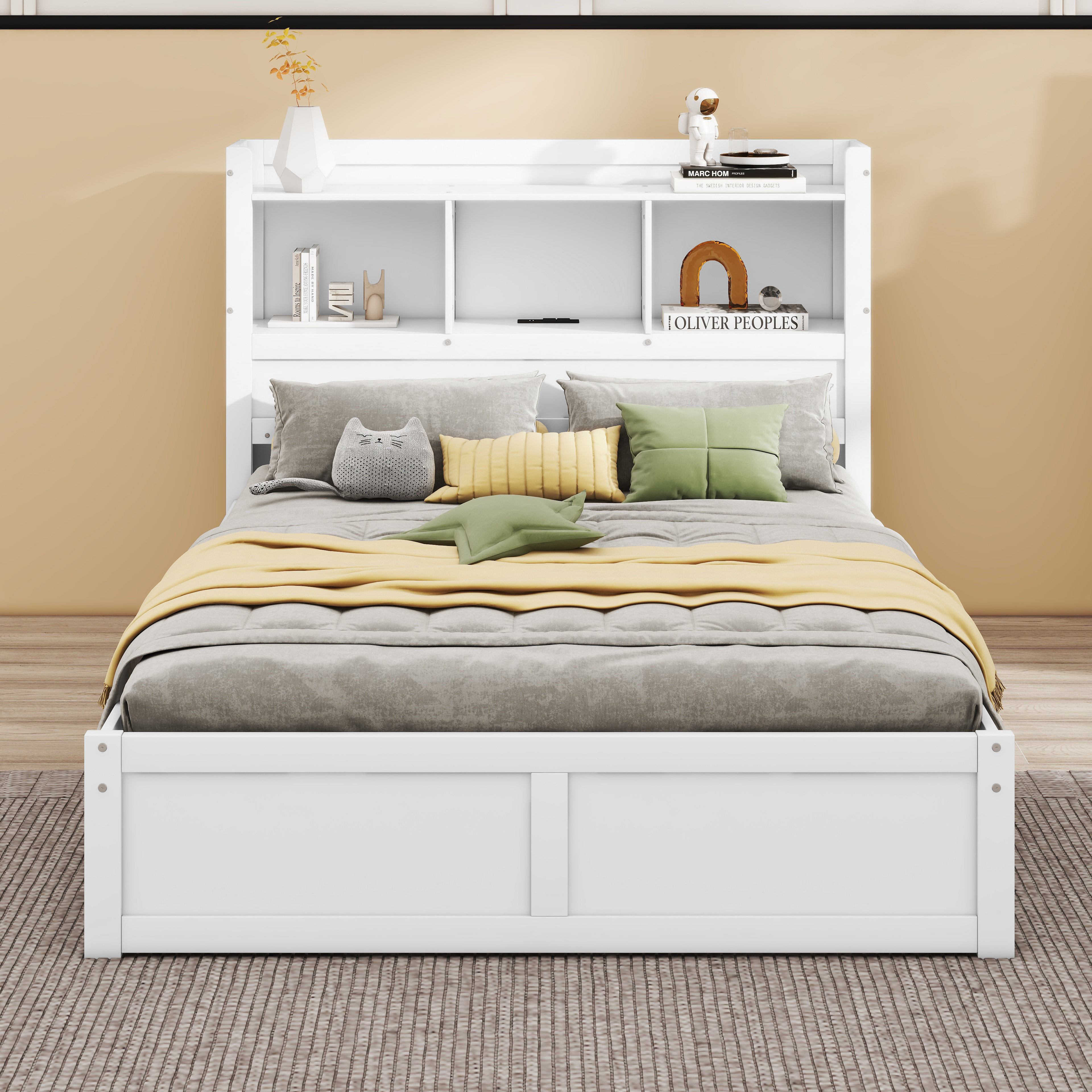 Red Barrel Studio® Loletha Full Size Storage Platform Bed with Pull Out ...