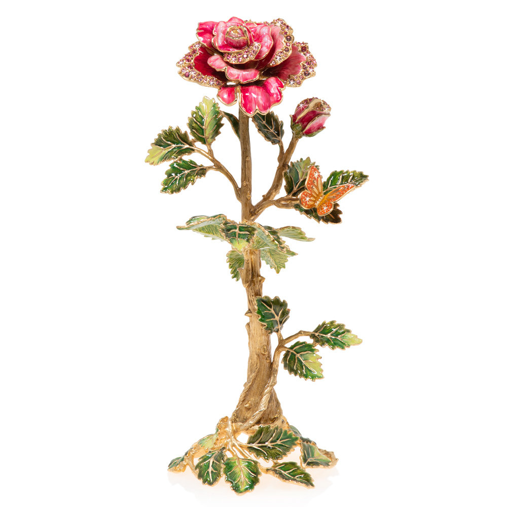 Jay Strongwater Eternity Rose Objet | Perigold