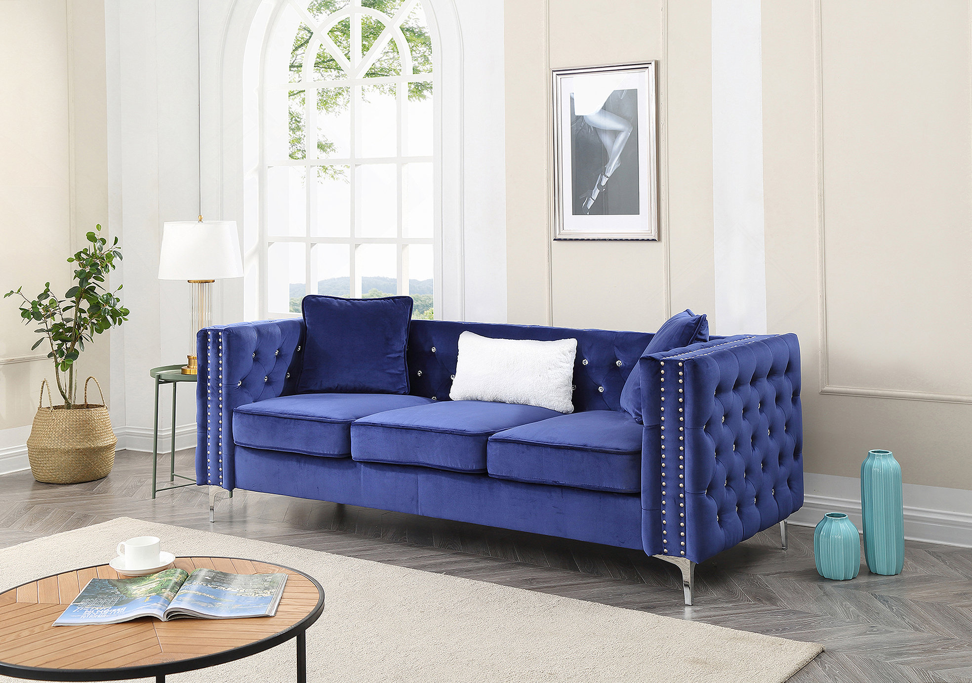 Everly Quinn Glory Furniture Paige Sofa, Upholstered Sofa | Wayfair
