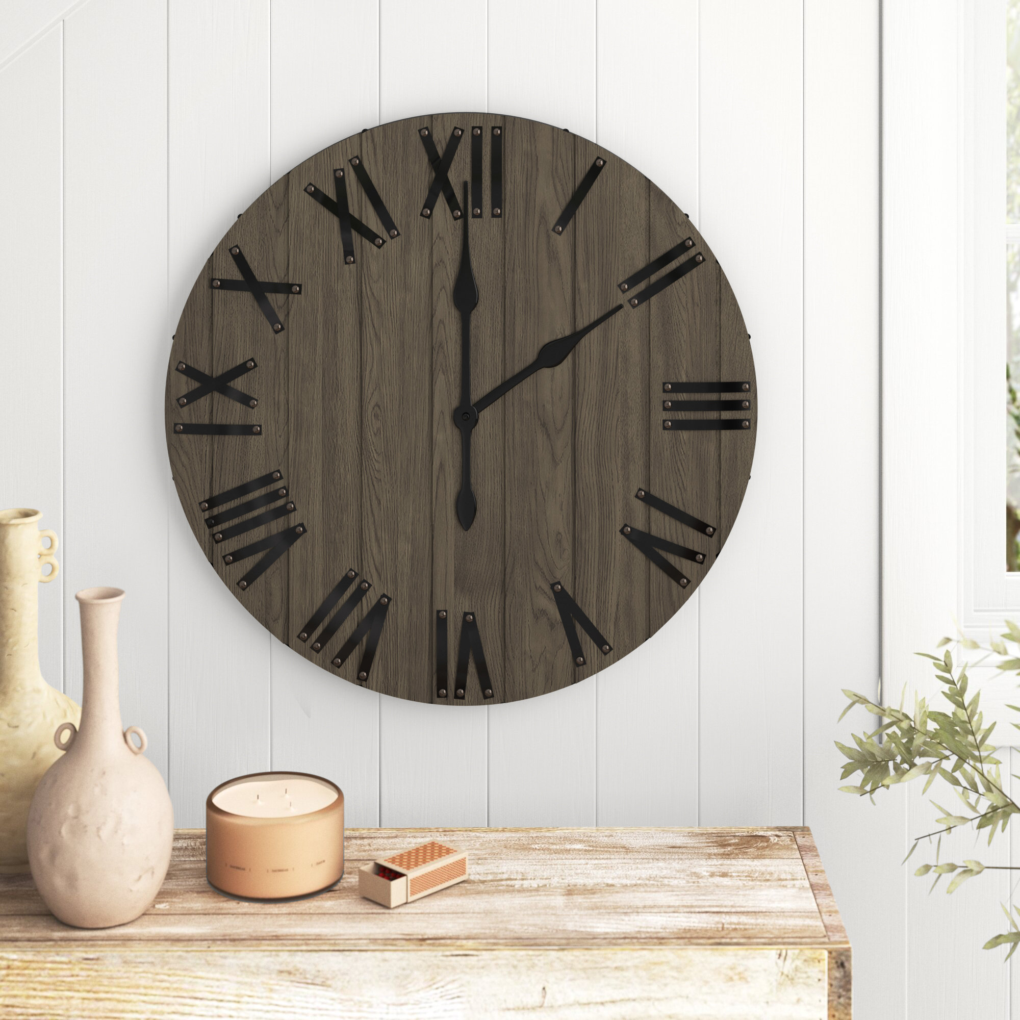 Beachcrest Home™ Berend 21" Wall Clock & Reviews | Wayfair