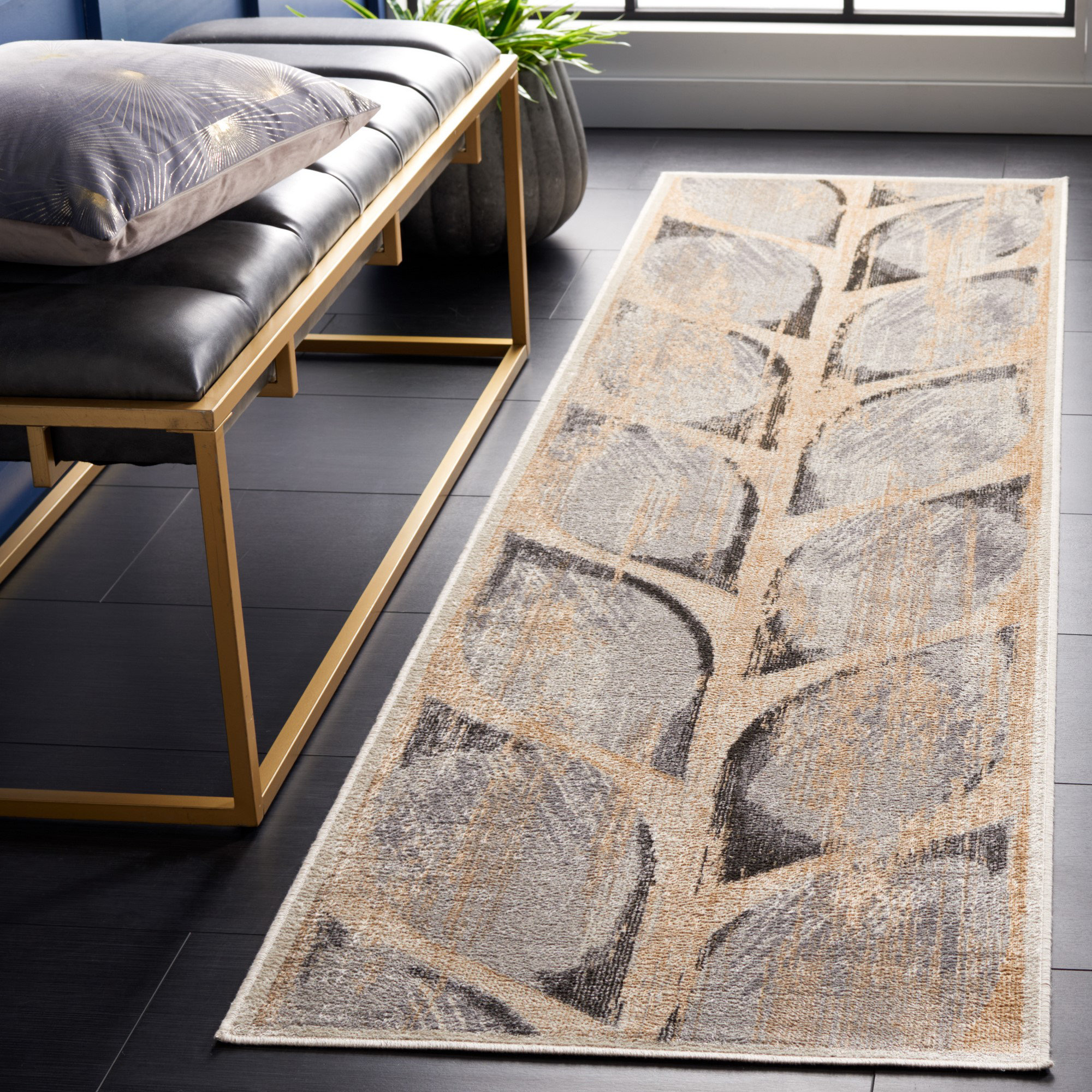 Winston Porter Crestfield Performance Floral Rug & Reviews | Wayfair