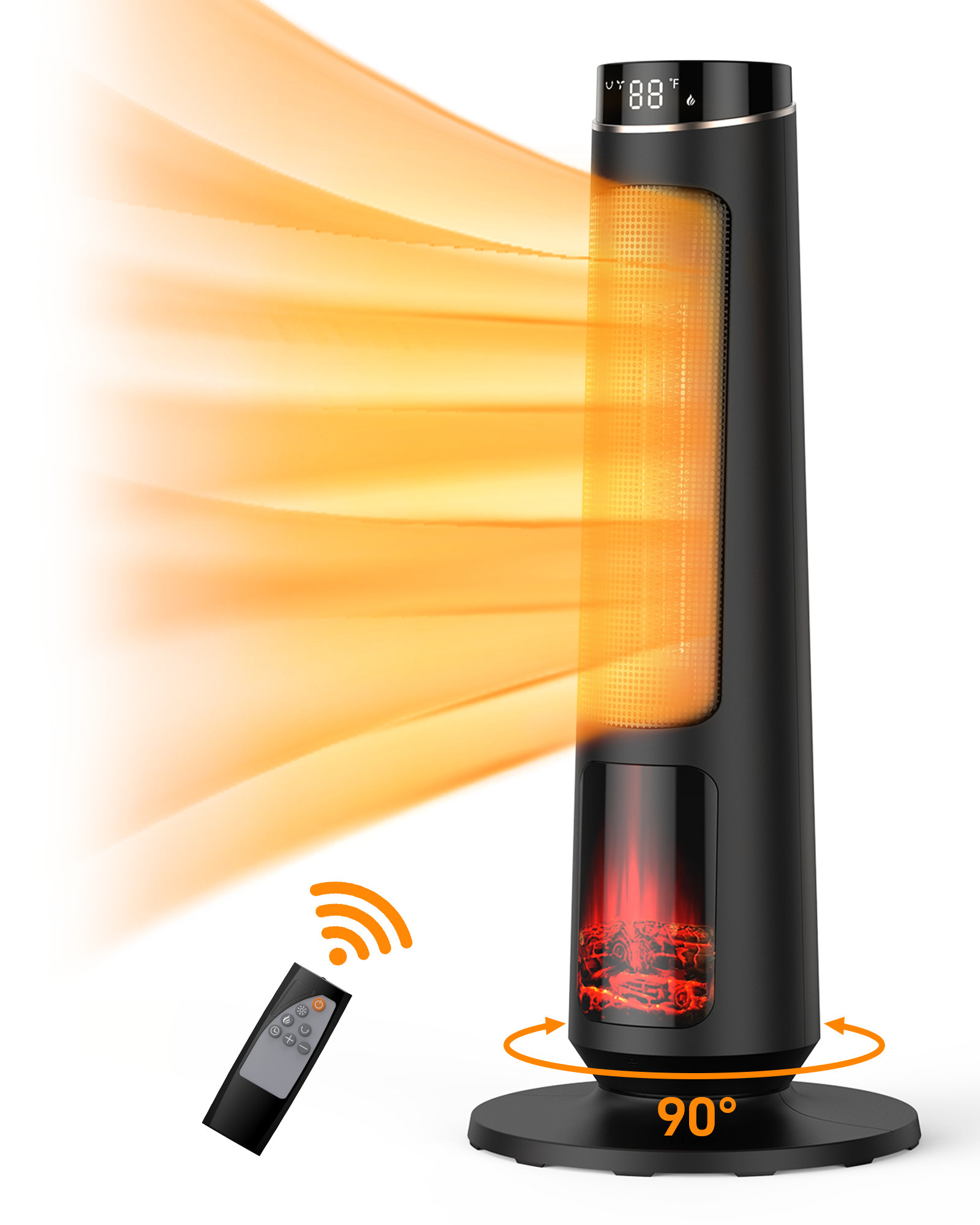 Espiron Optimum 31" Space Heater For Large Room With Remote,for Living ...