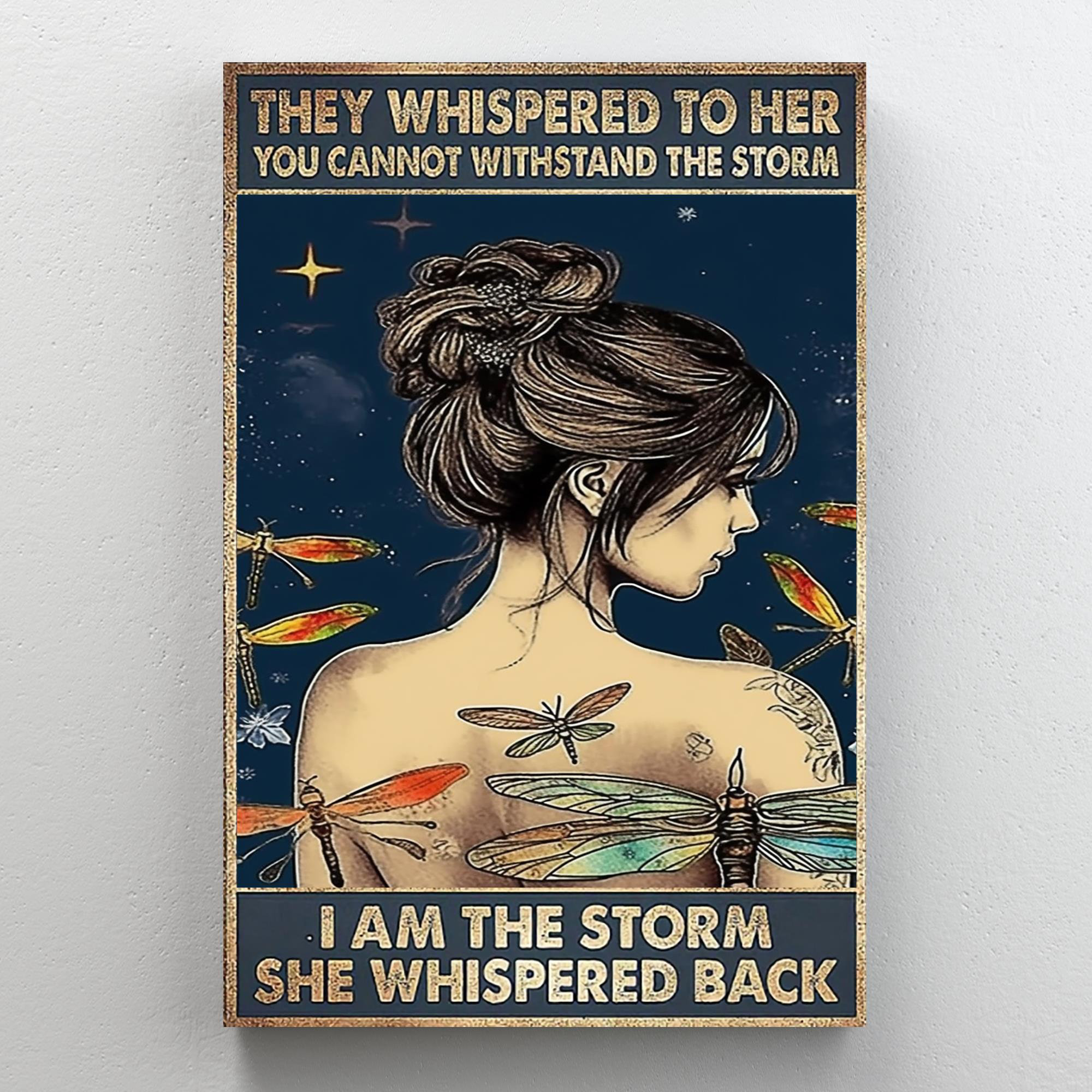 Trinx Woman I Am The Storm 1 On Canvas Graphic Art | Wayfair
