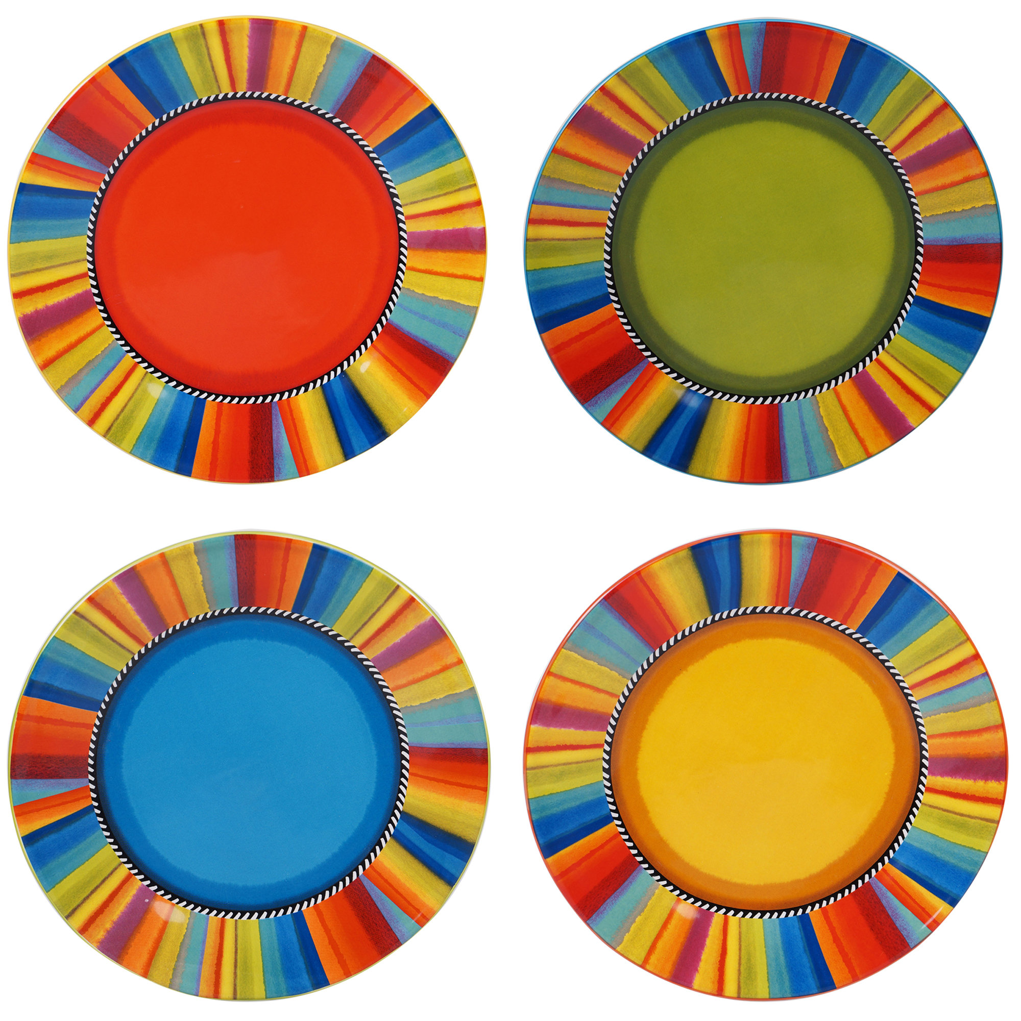 Certified International Sierra Set/4 Dinner Plate 4 Asst. & Reviews ...