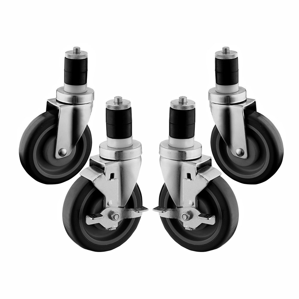 Amgood 4 in. Casters for Prep Table. Expandable Table Wheels & Reviews ...