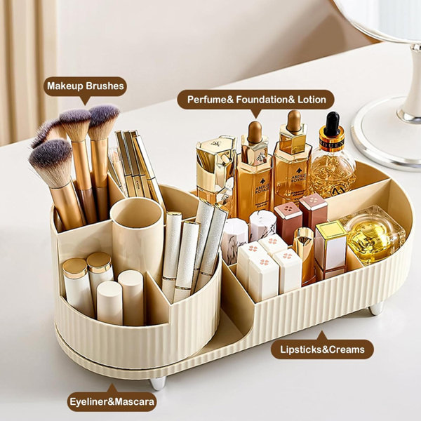 Rebrilliant Priella Plastic Makeup Organizer | Wayfair