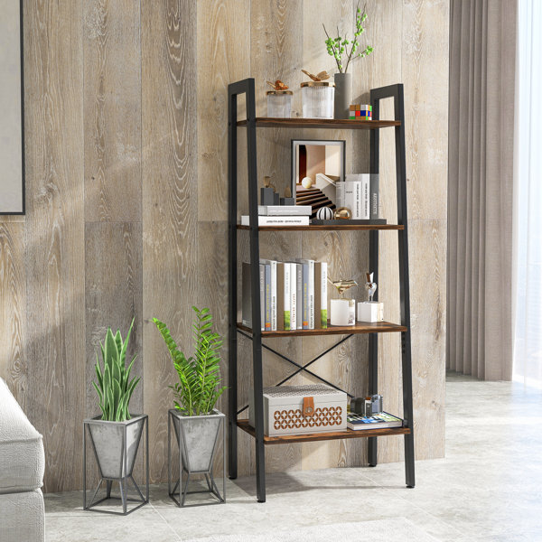 Gracie Oaks Ilaria Display Rack Ladder Bookcase & Reviews | Wayfair