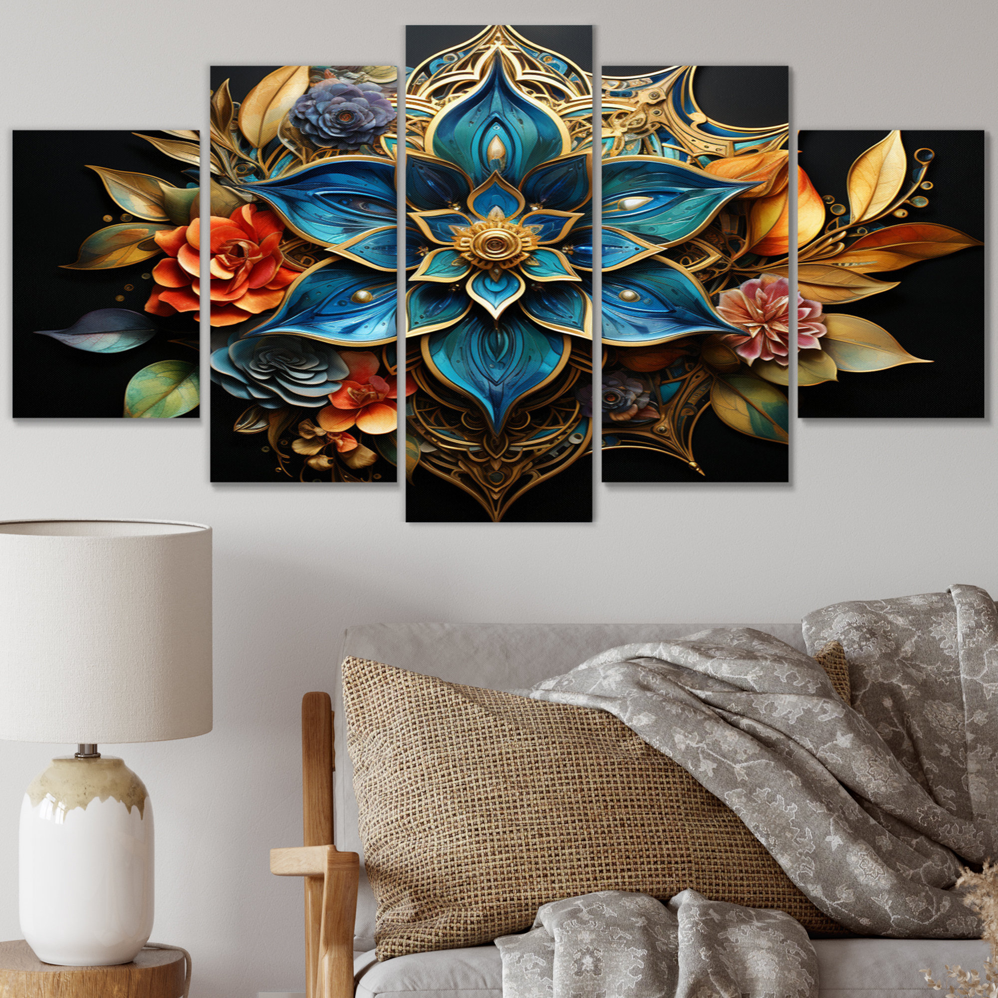 Alcott Hill® Judaism Hamsa Blessings Eye III - Spiritual Wall Decor - 5 ...