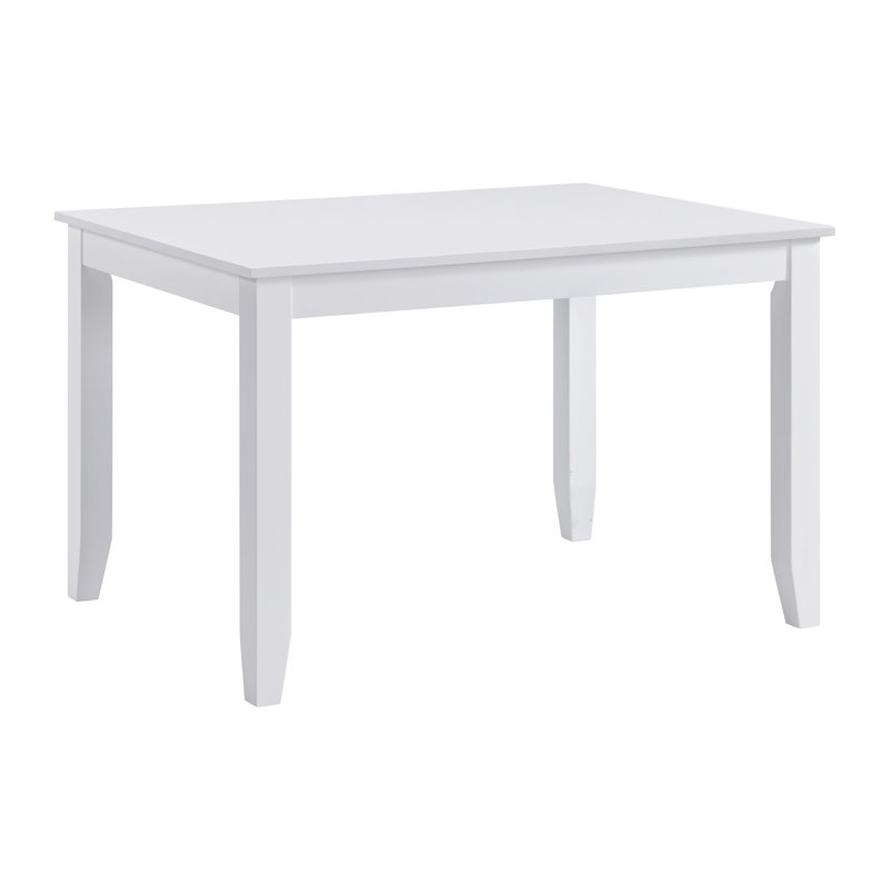 August Grove® White Rectangular Dining Table | Wayfair
