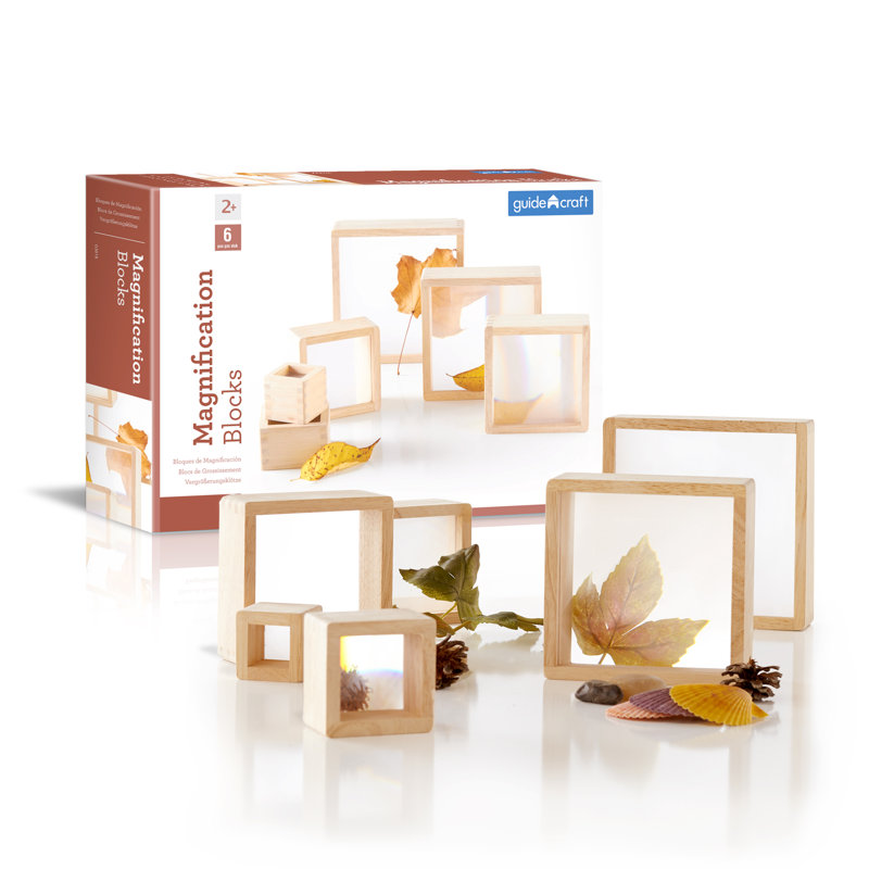 Guidecraft Magnification Blocks (6 Piece Set) | Wayfair