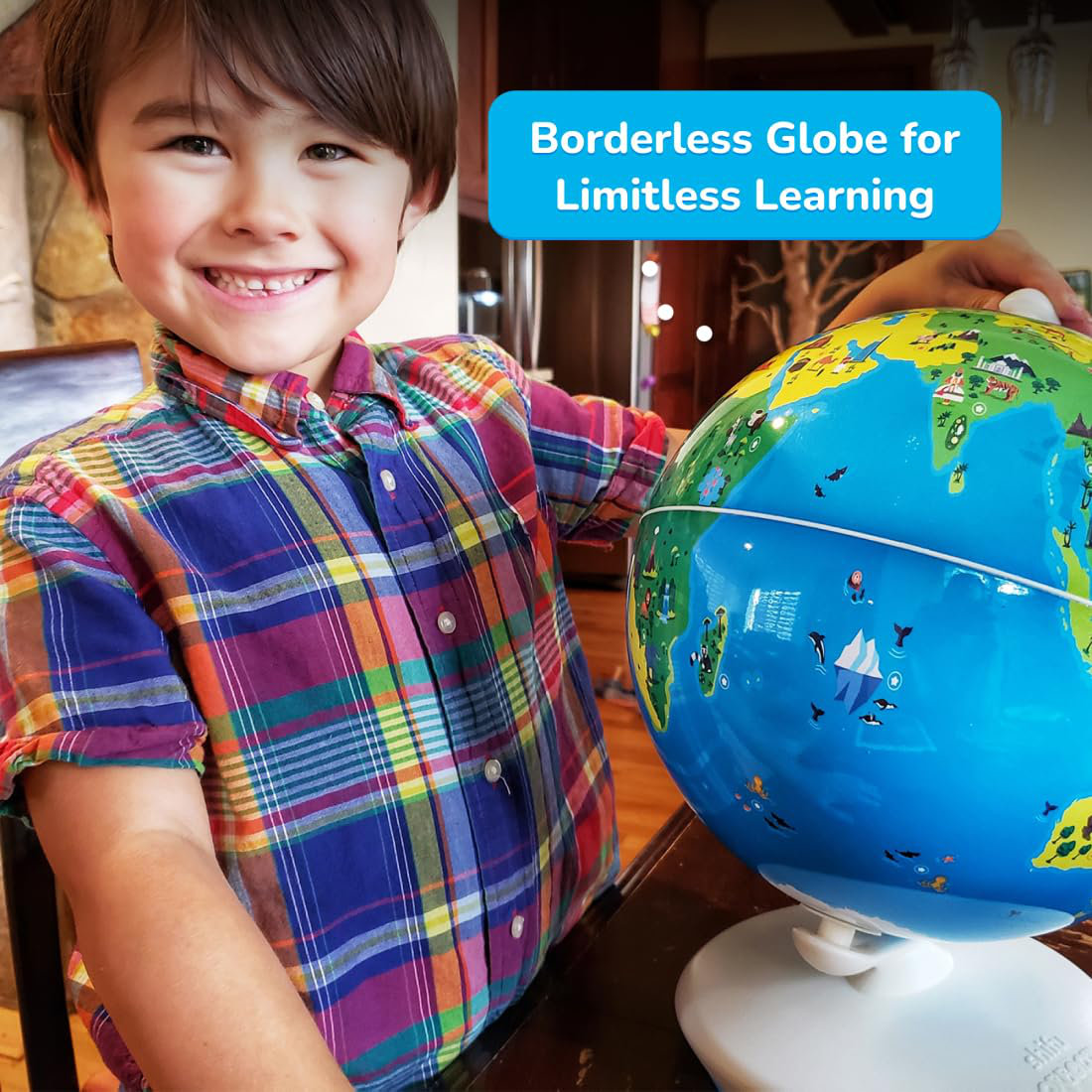 Zoomie Kids Smart Educational Globe for Kids, Interactive AR Toy, Ideal ...