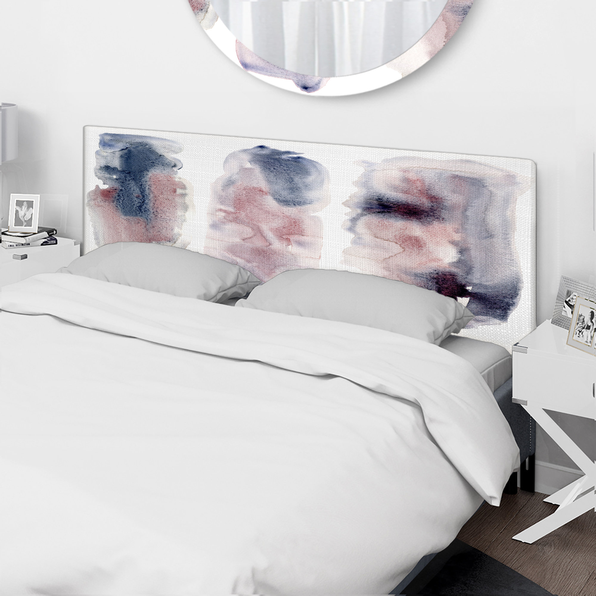 Wrought Studio™ Chrys Upholstered Panel Headboard | Wayfair