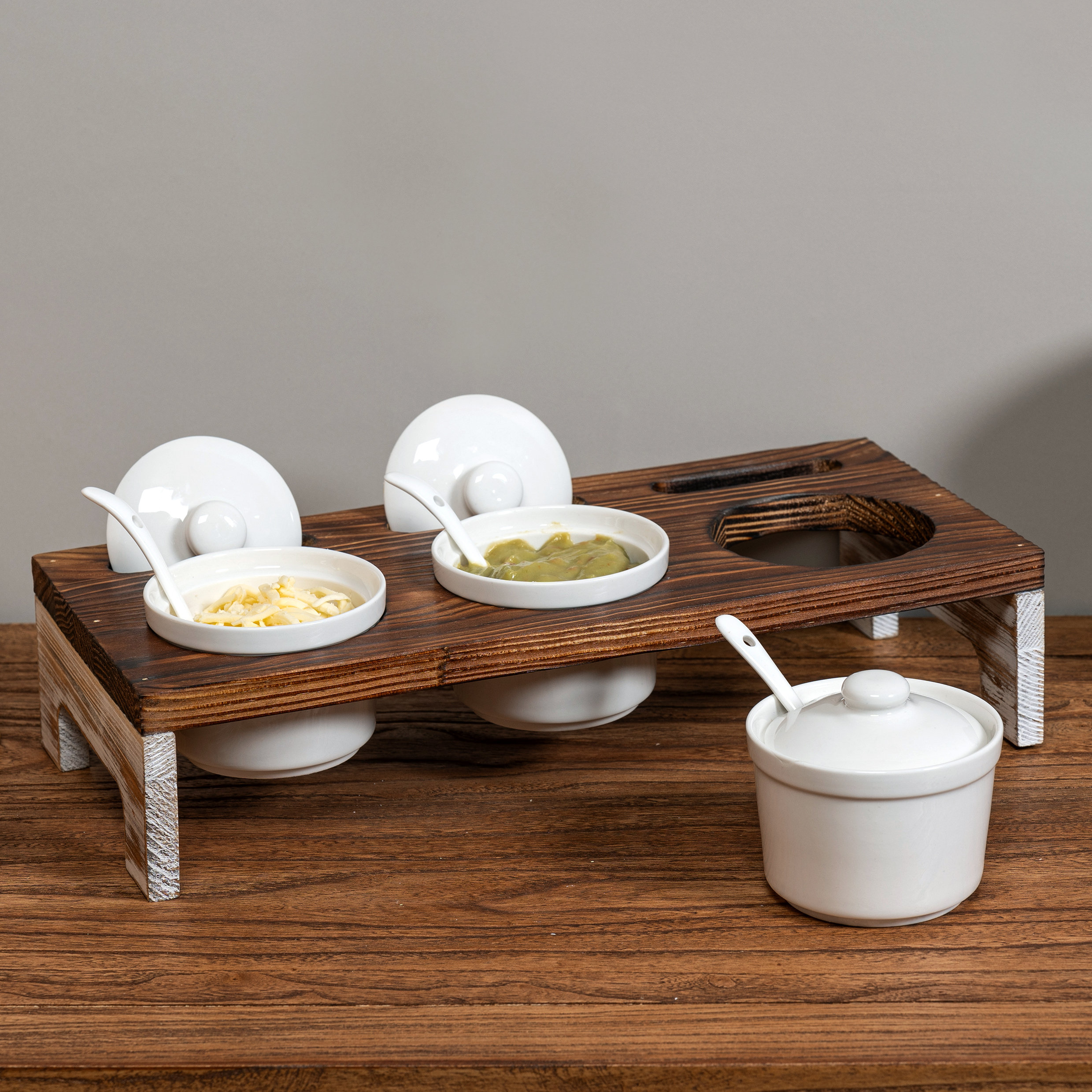 Millwood Pines Ciniyah 3-Piece Condiment Server Serving Bowls | Wayfair