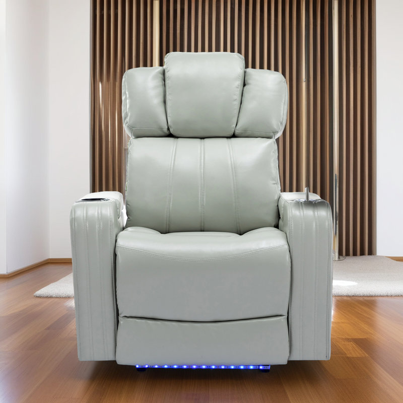 Brayden Studio® ??300LB High-Tech Power Recliner Individual Seat Home ...
