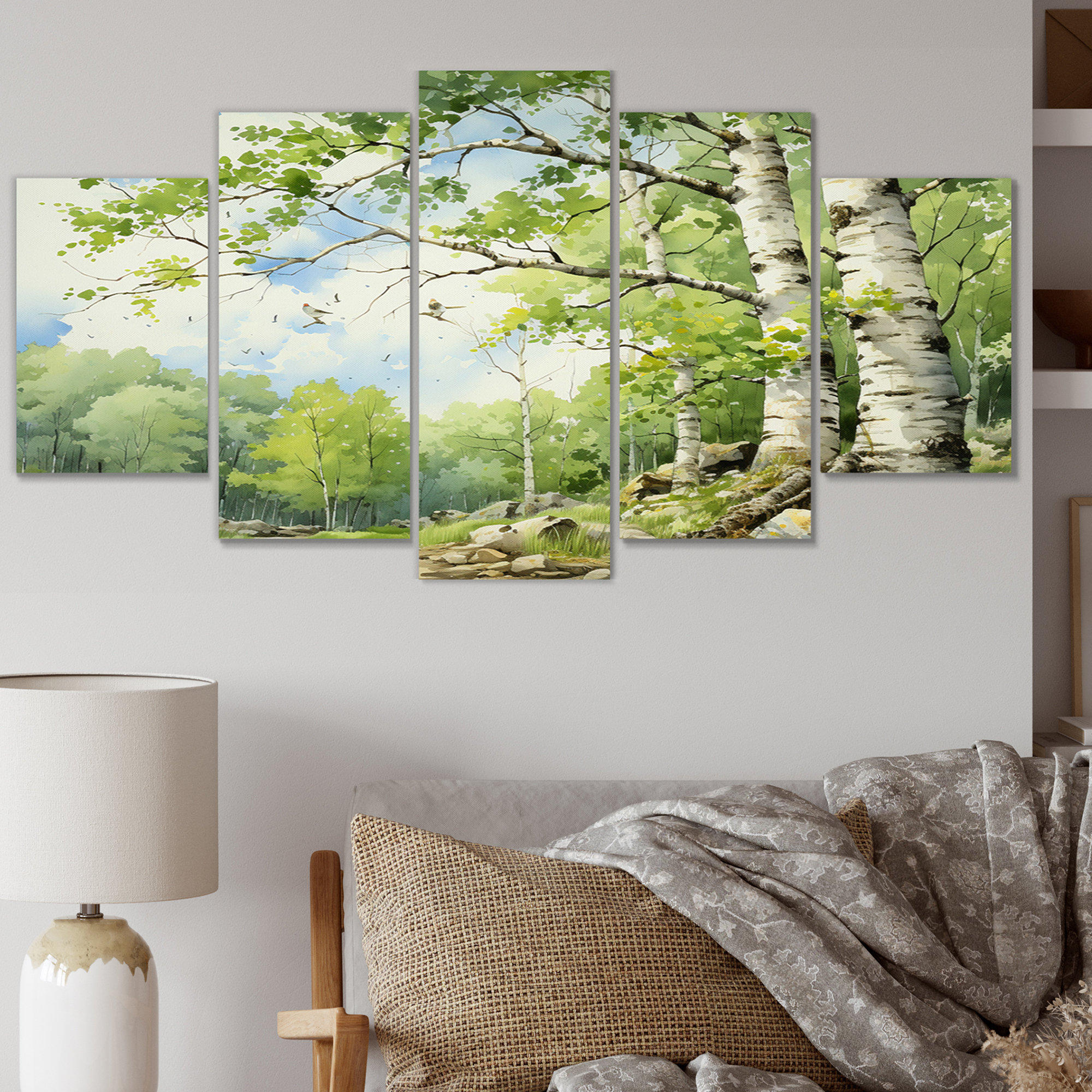 Millwood Pines Sycamore Serenade Tree - Tree Sycamore Wall Art Living ...