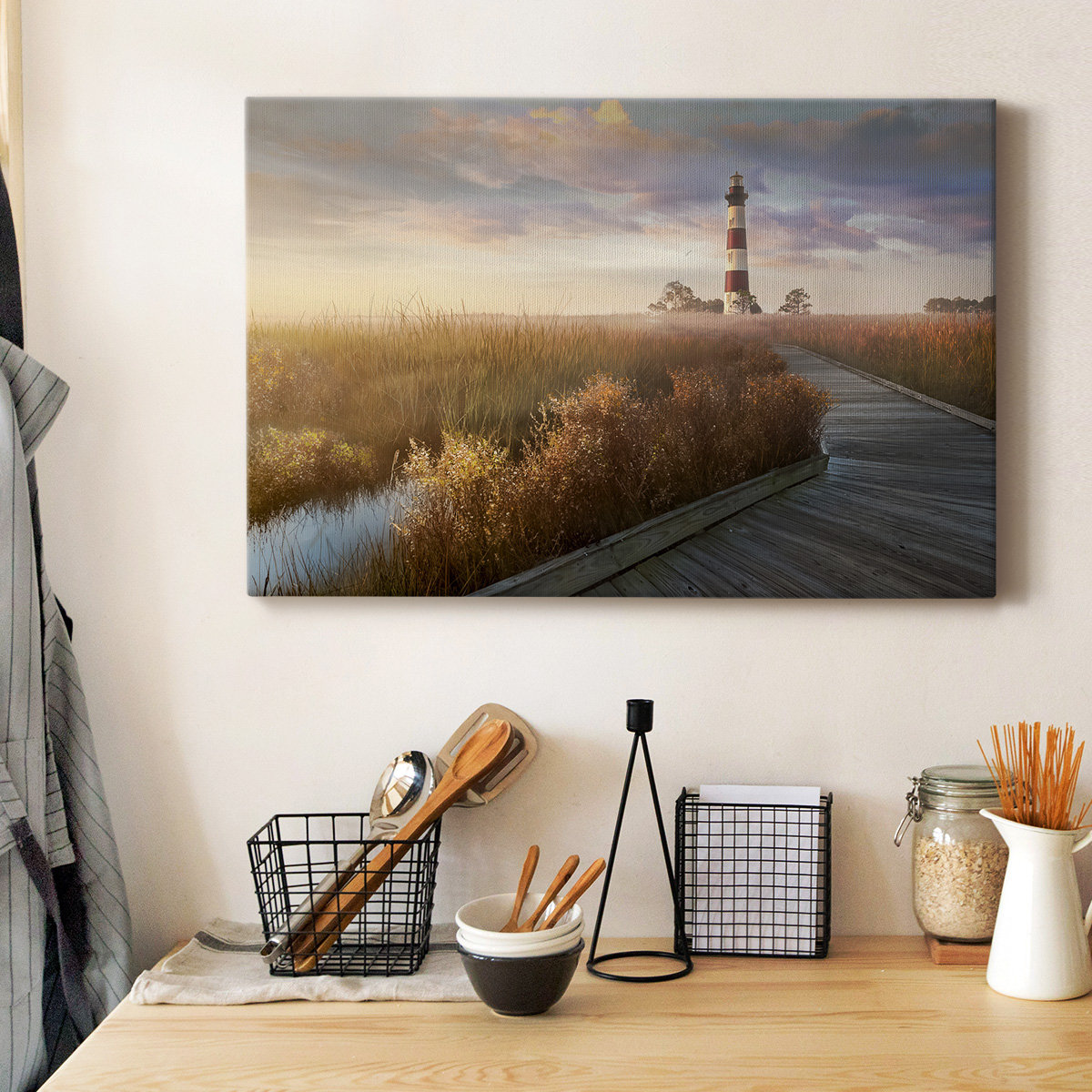 Breakwater Bay Private Path I Premium Gallery Wrapped Canvas - Ready to ...