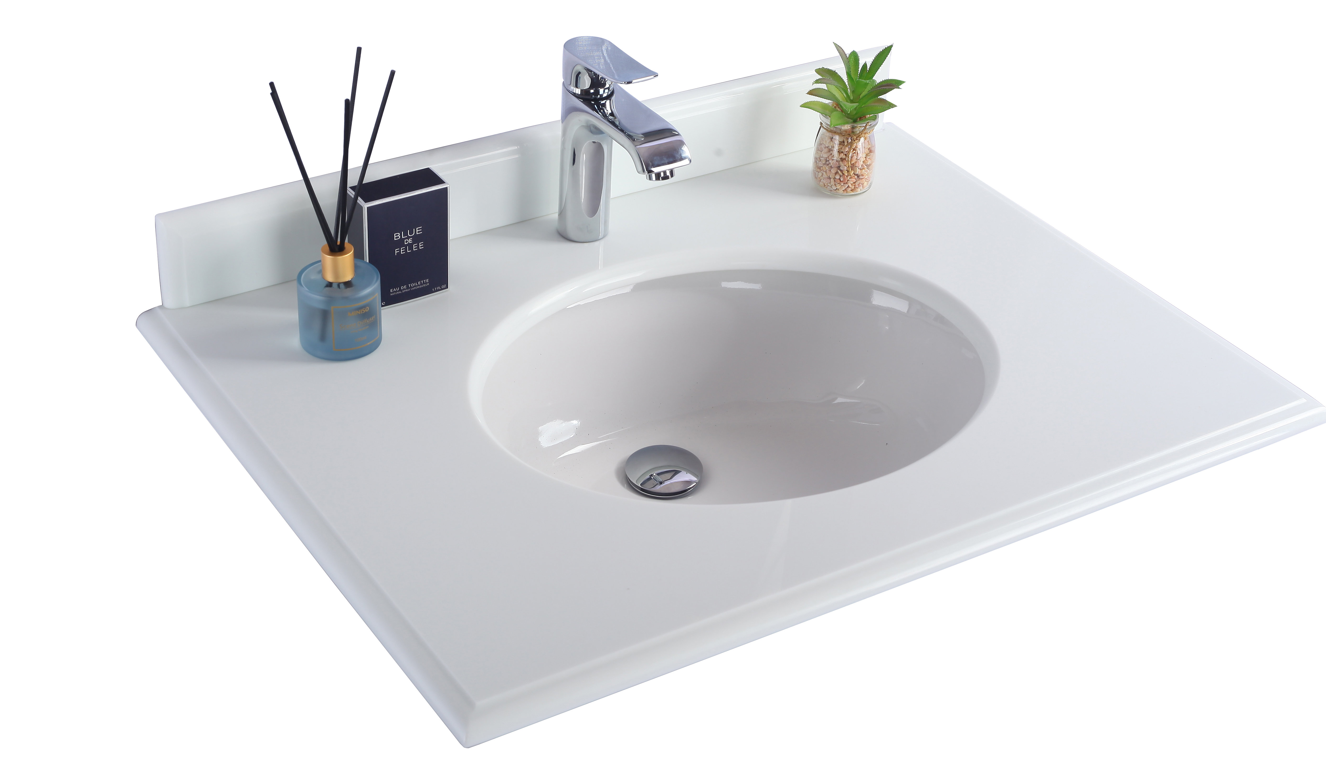 Laviva 30'' Single Vanity Top with Sink Faucet Holes | Wayfair
