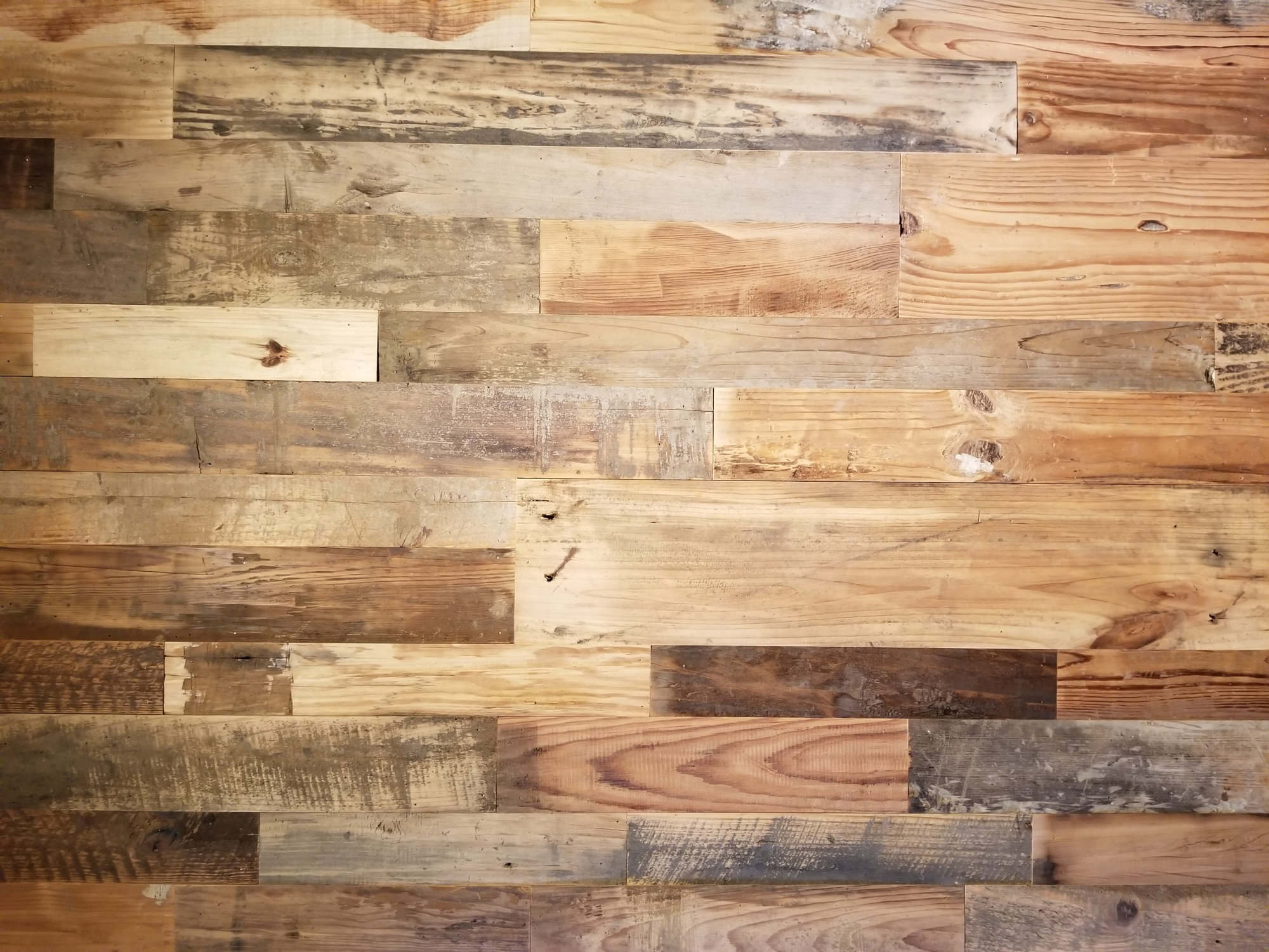 Heirloum Reclaimed Wood Wall Paneling in Tan & Reviews | Wayfair