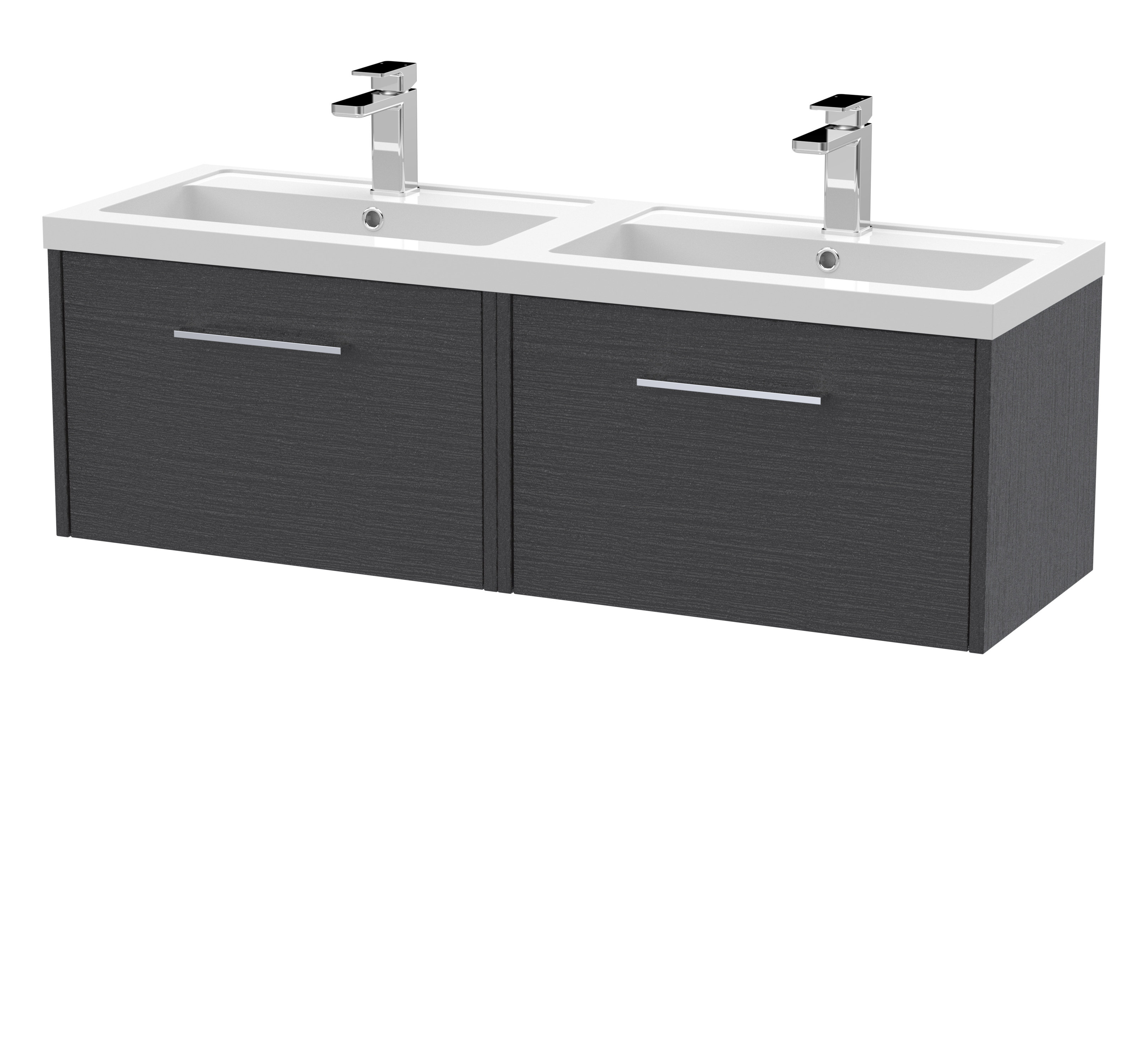 Nuie Juno 1200mm Wall Hung Double Vanity Unit | Wayfair.co.uk