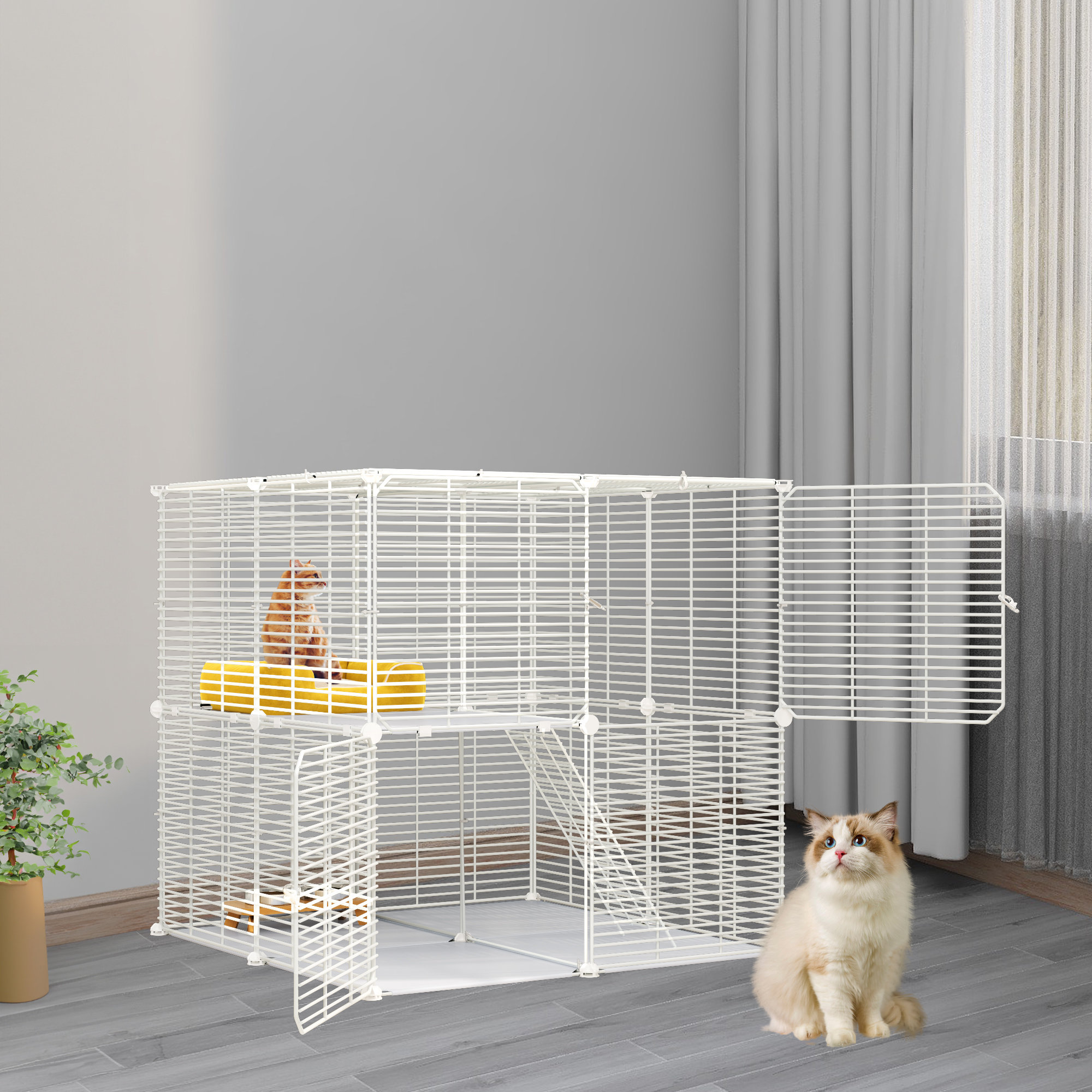 Tucker Murphy Pet™ Eziyah Portable Cat Cage | Wayfair