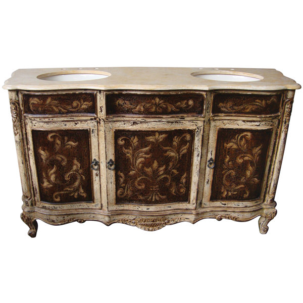 Astoria Grand Vizcaino Grande 67" Double Bathroom Vanity | Wayfair