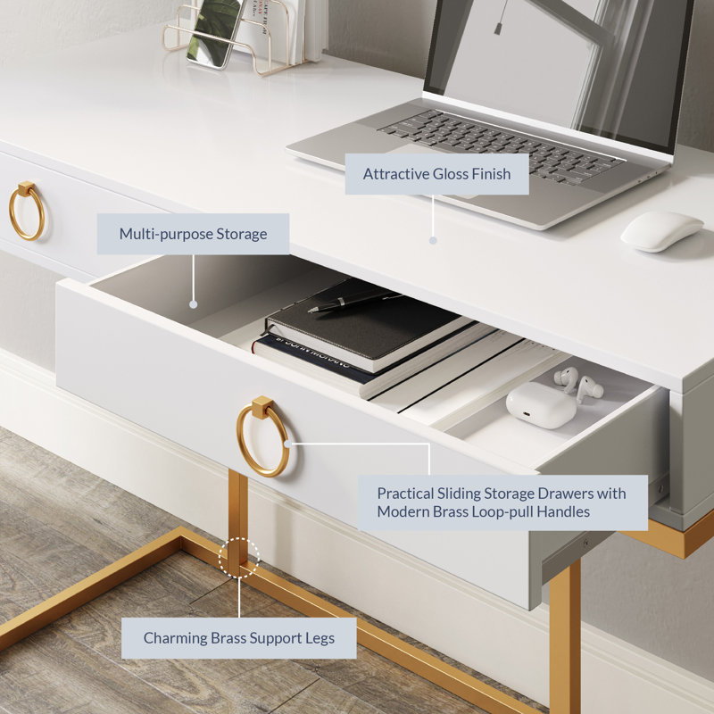 Mercer41 Crider 45'' Desk & Reviews | Wayfair