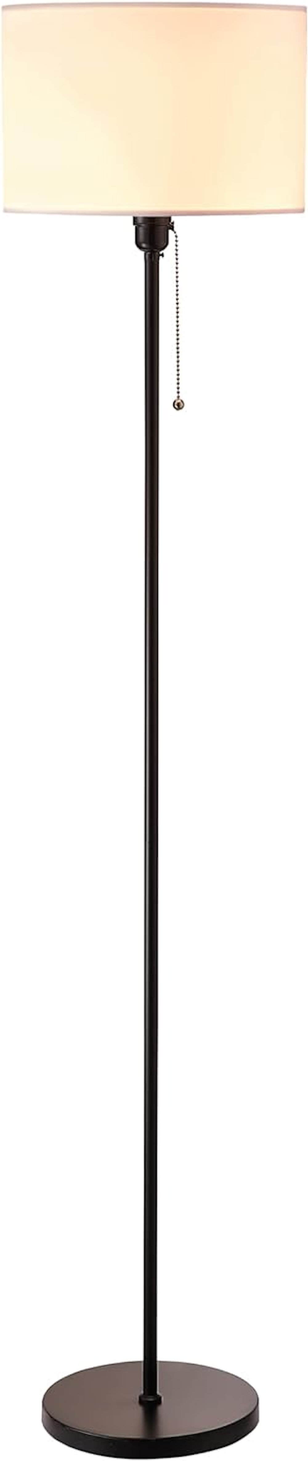 Wrought Studio™ Kelisia 55" Drum Shade Standing Lamp LED Floor Lamp ...