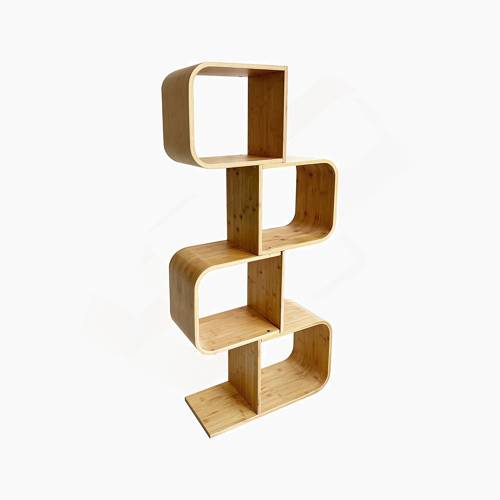 Corrigan Studio® Modern Contemporary Shelf Contain Square Shape Shelves ...