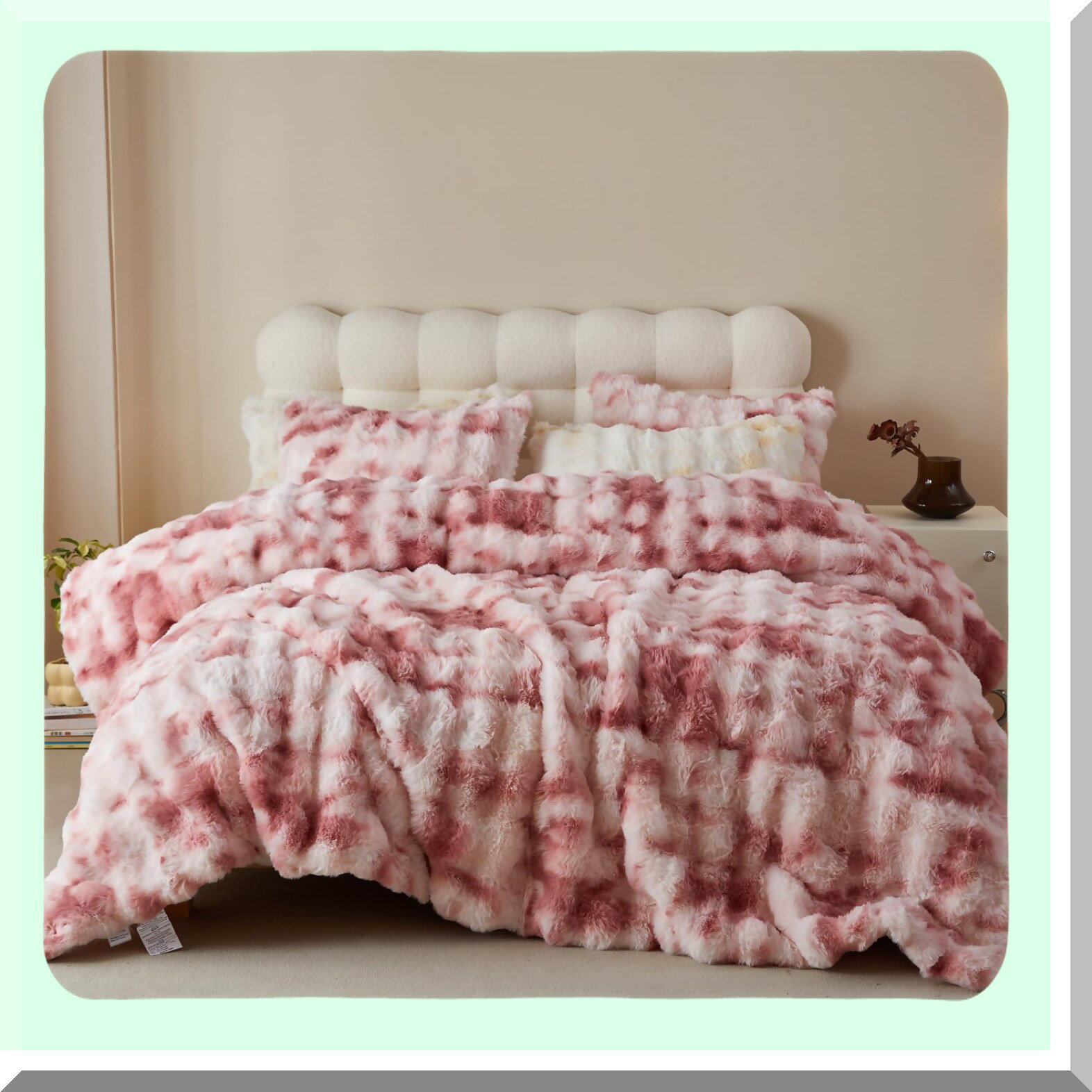 Everly Quinn CozyPlush Winter Bedding Set - Fluffy Minky Comforter with ...