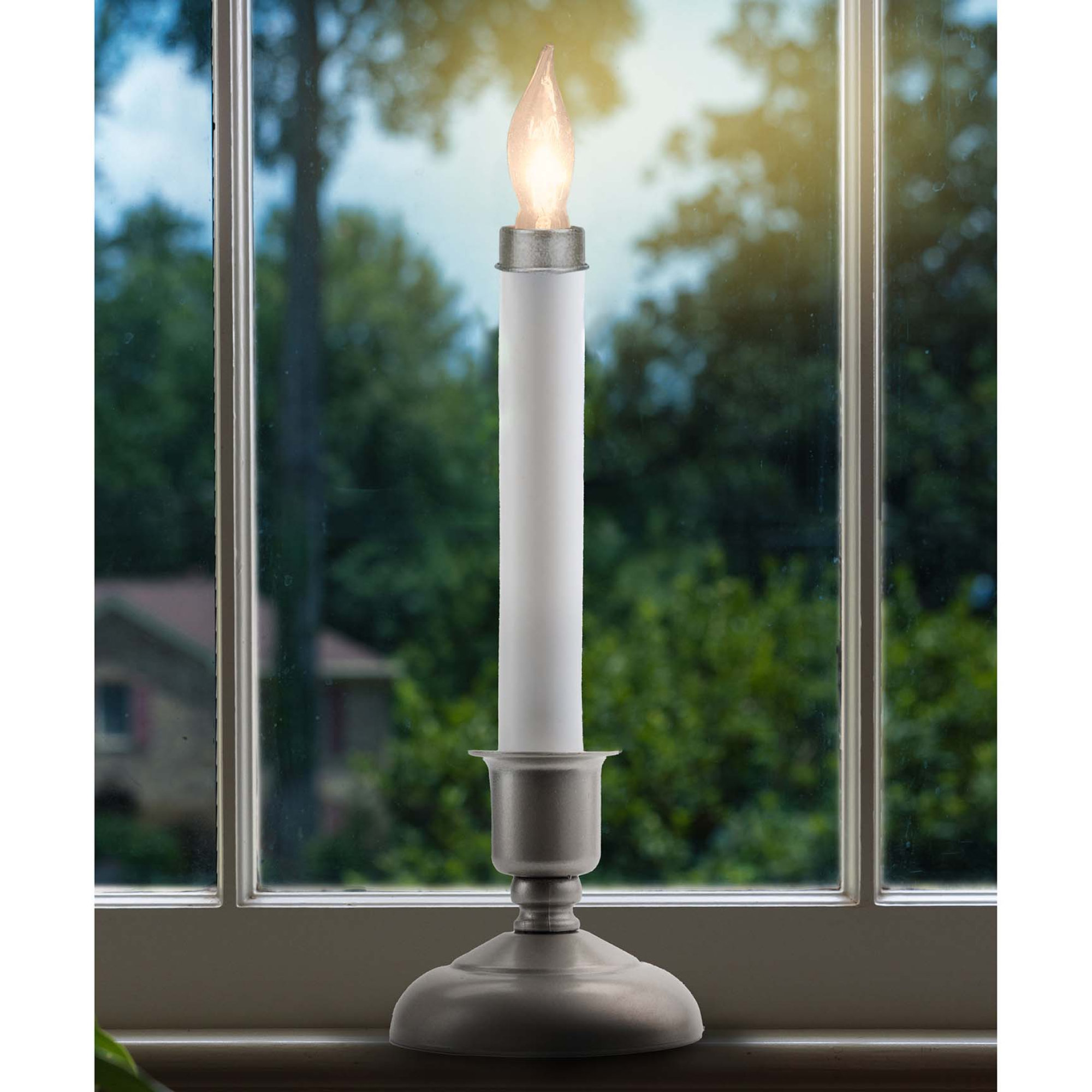 Wildon Home® Cape Cod Electric Candle, Steady Lighting- Pewter Finish ...