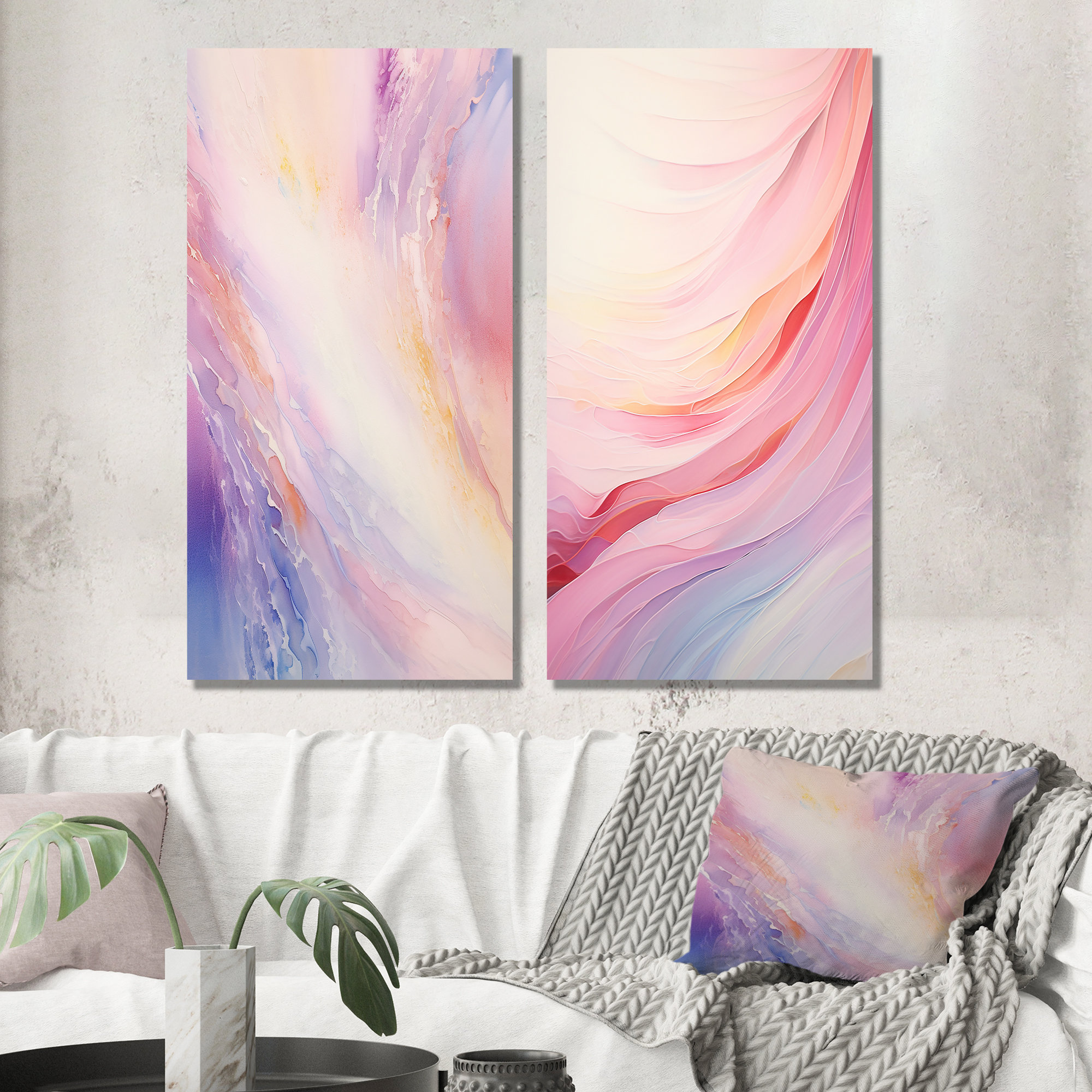 Ivy Bronx Ephemeral Rainbow Fantasy Arc - Abstract Collages Metal Wall ...