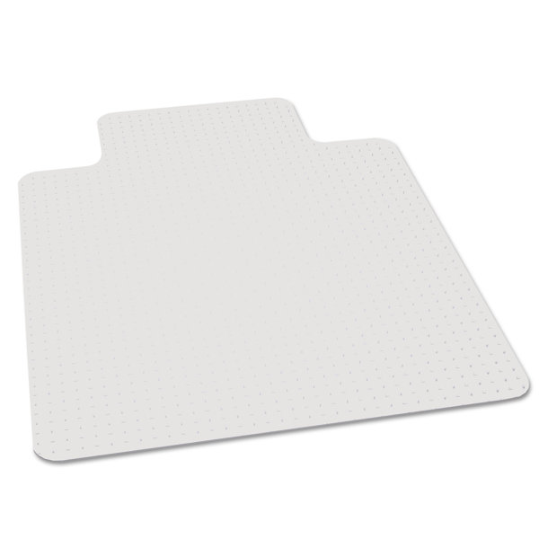 ES Robbins Standard Lip Chair Mat with Straight Edge for Firm Surfaces ...
