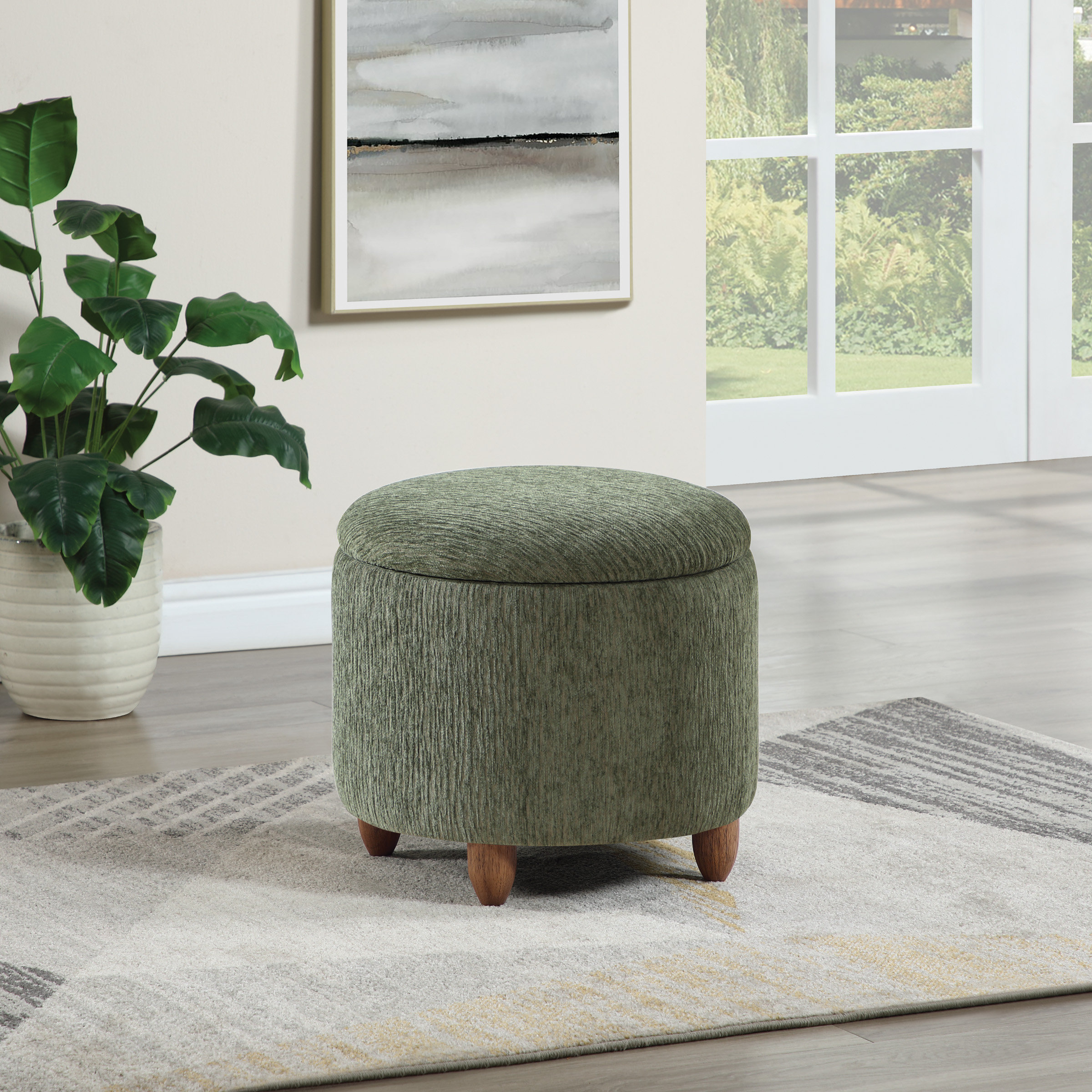 Ebern Designs Twomey Storage Ottoman - Wayfair Canada