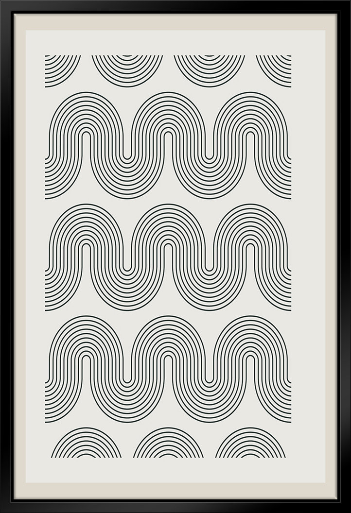 ATX Art Group LLC Modern Geometric 2 by Stanley Print House - on | Wayfair