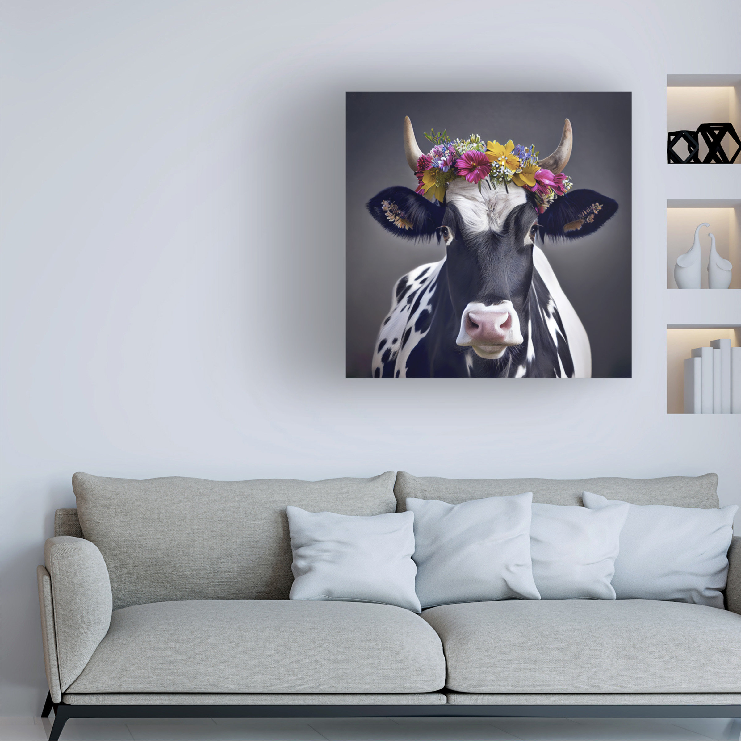 Winston Porter Animals Animals Sasha Flower Crown II On Canvas Print ...
