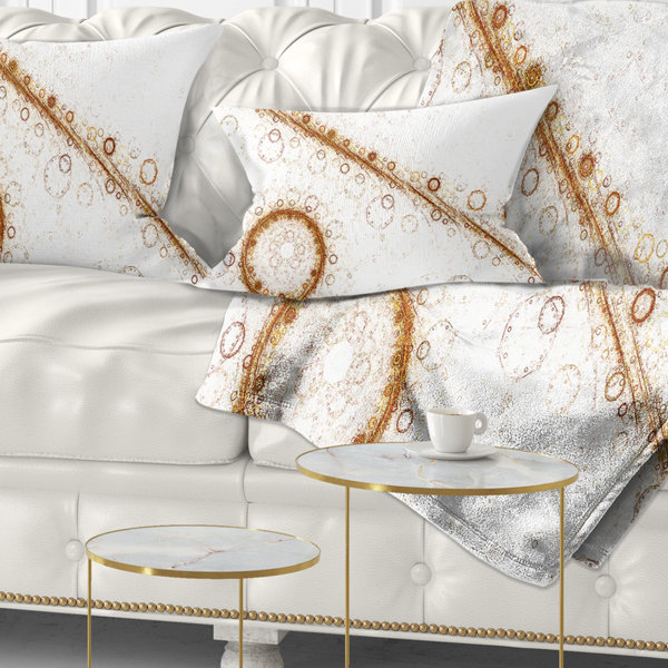 Design Art Abstract Live Cell Protein under Microscope Lumbar Pillow ...