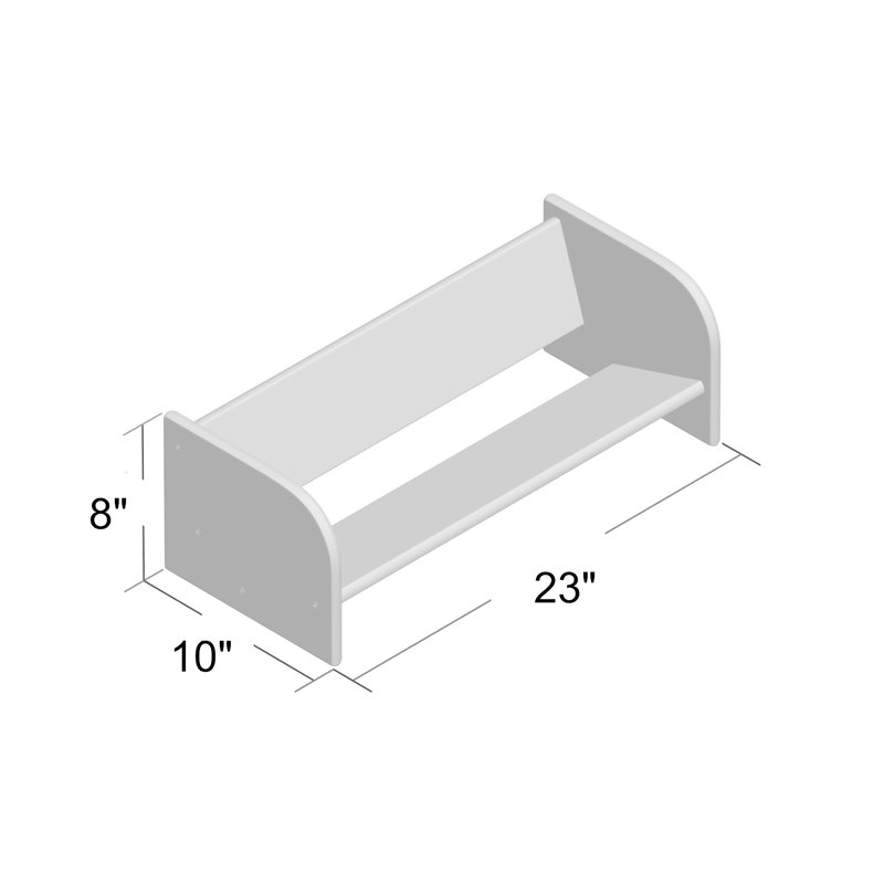 Wood Designs Book Display Rack "& Reviews" | Wayfair