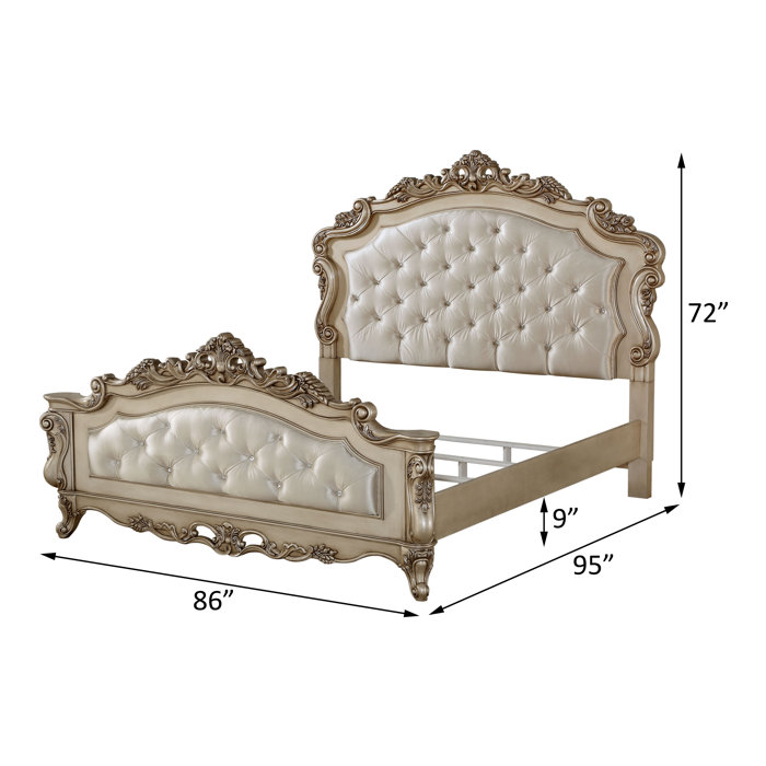 Willa Arlo Interiors Mitcheldean Upholstered Standard Bed & Reviews ...