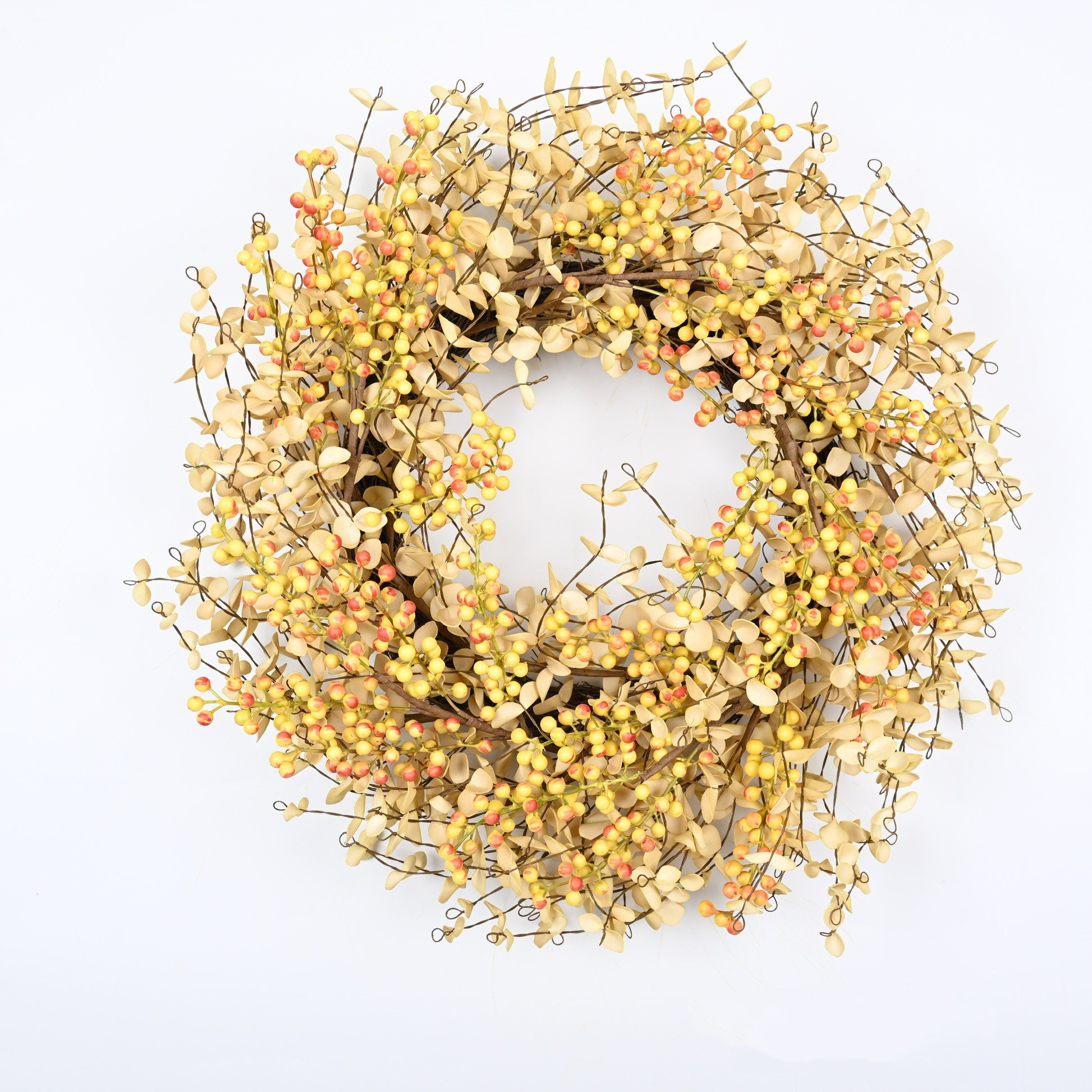 Ophelia & Co. Artificial Farmhouse Fall Harvest Twig Blossoms Cluster ...