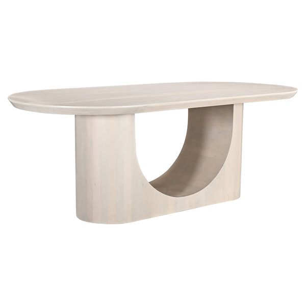 Indigo Road by Egypt Sherrod Celeste Arch Base 84"W Oval Dining Table ...