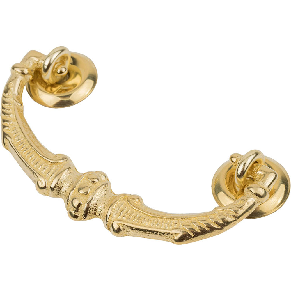UNIQANTIQ HARDWARE SUPPLY Classical Era Style Heavy Cast Drawer Bail ...