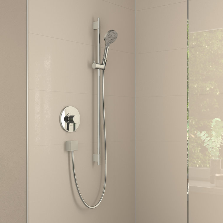 hansgrohe Vernis Blend Wallbar Set 100 Vario-Jet 24", 1.5 GPM | Wayfair
