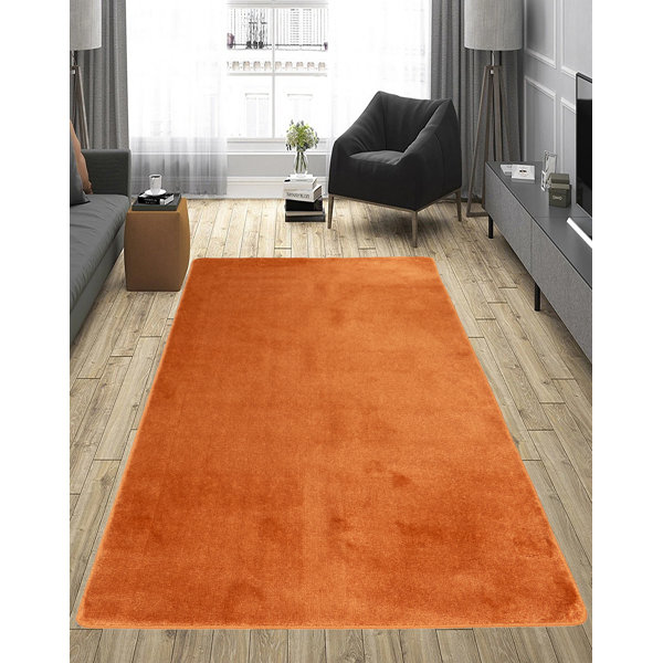 Charlton Home® Orange Area Rug 3' x 5' & Reviews | Wayfair