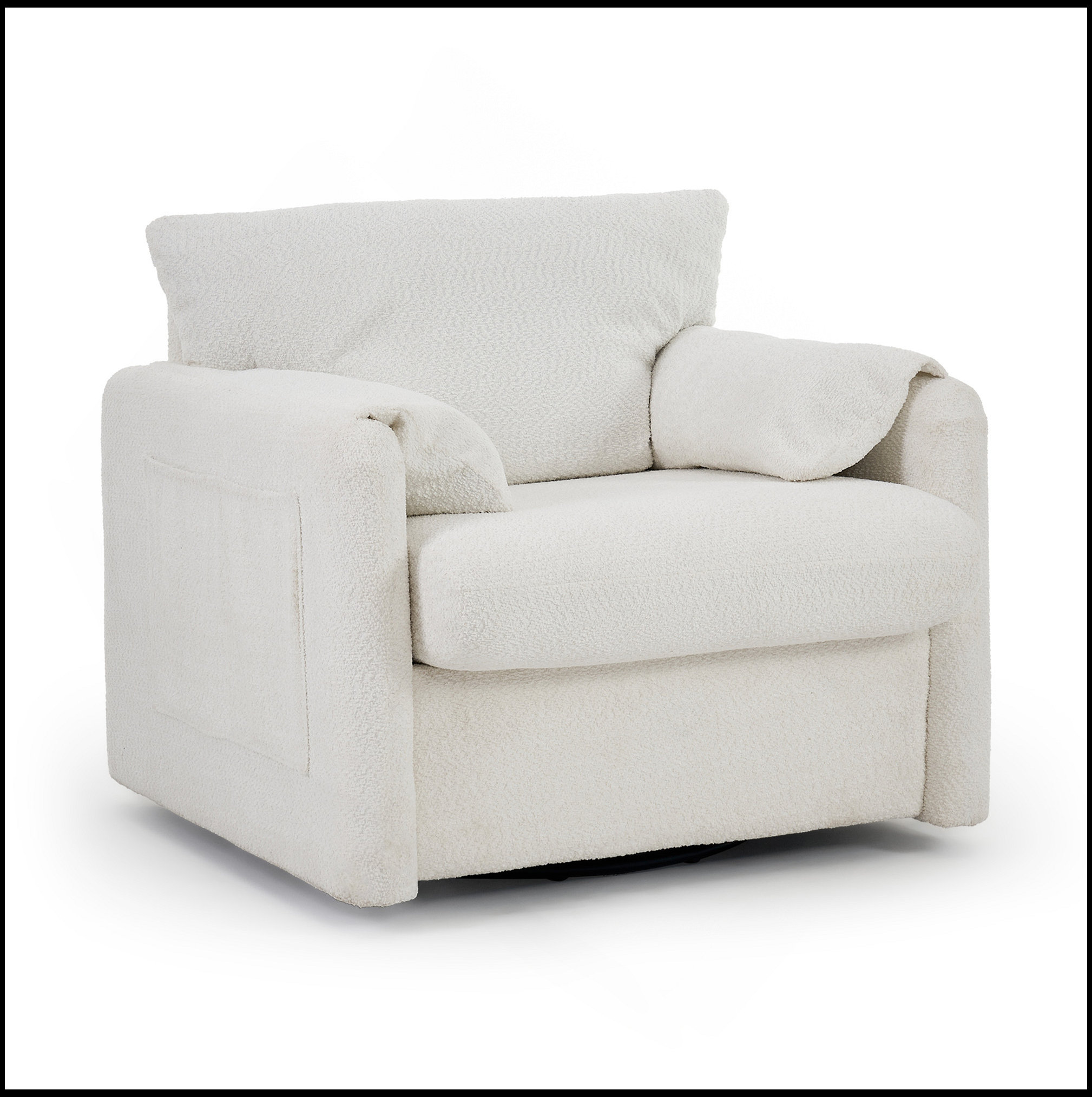 Dovecove Swivel-Modern Swivel Accent Chair Single Seater - 360 ...
