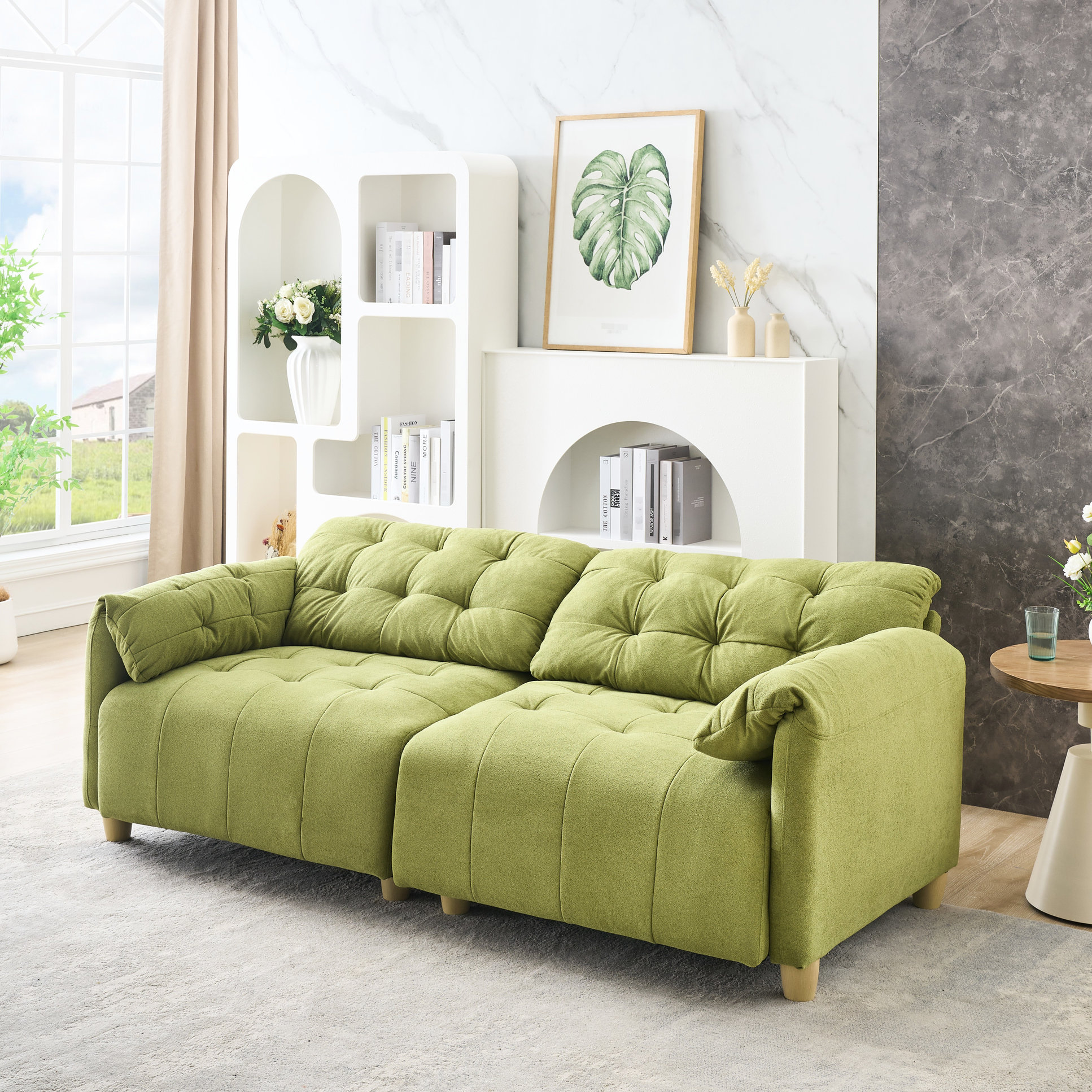 George Oliver French Retro Living Room Seating Solution - Double Seat ...