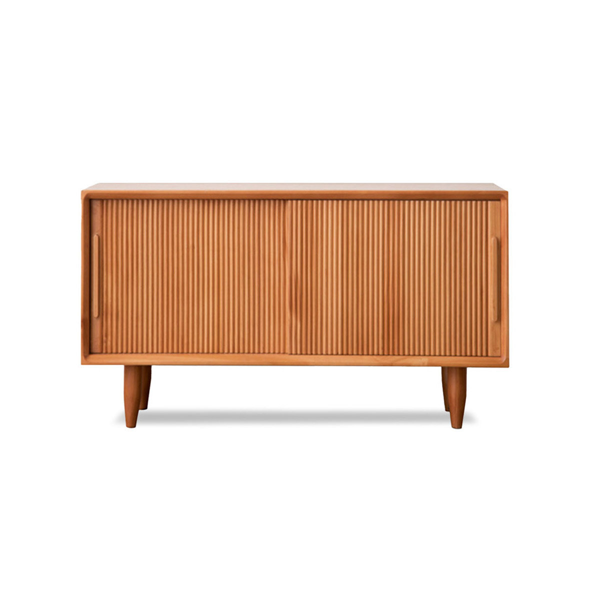 Finesse Furni Minimalist Shoe Bench: Sliding Doors & Two - Tier Shelves ...